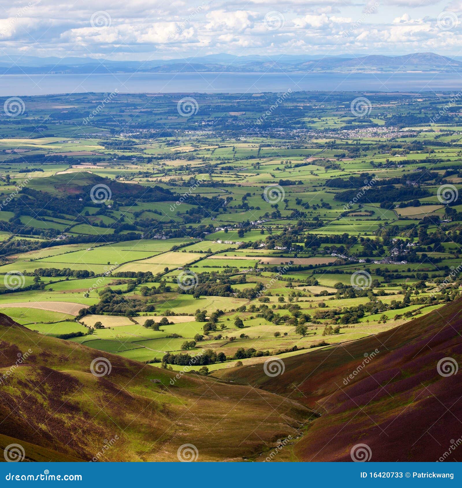 Rolling Hills in Lake District England Stock Image - Image of nature ...