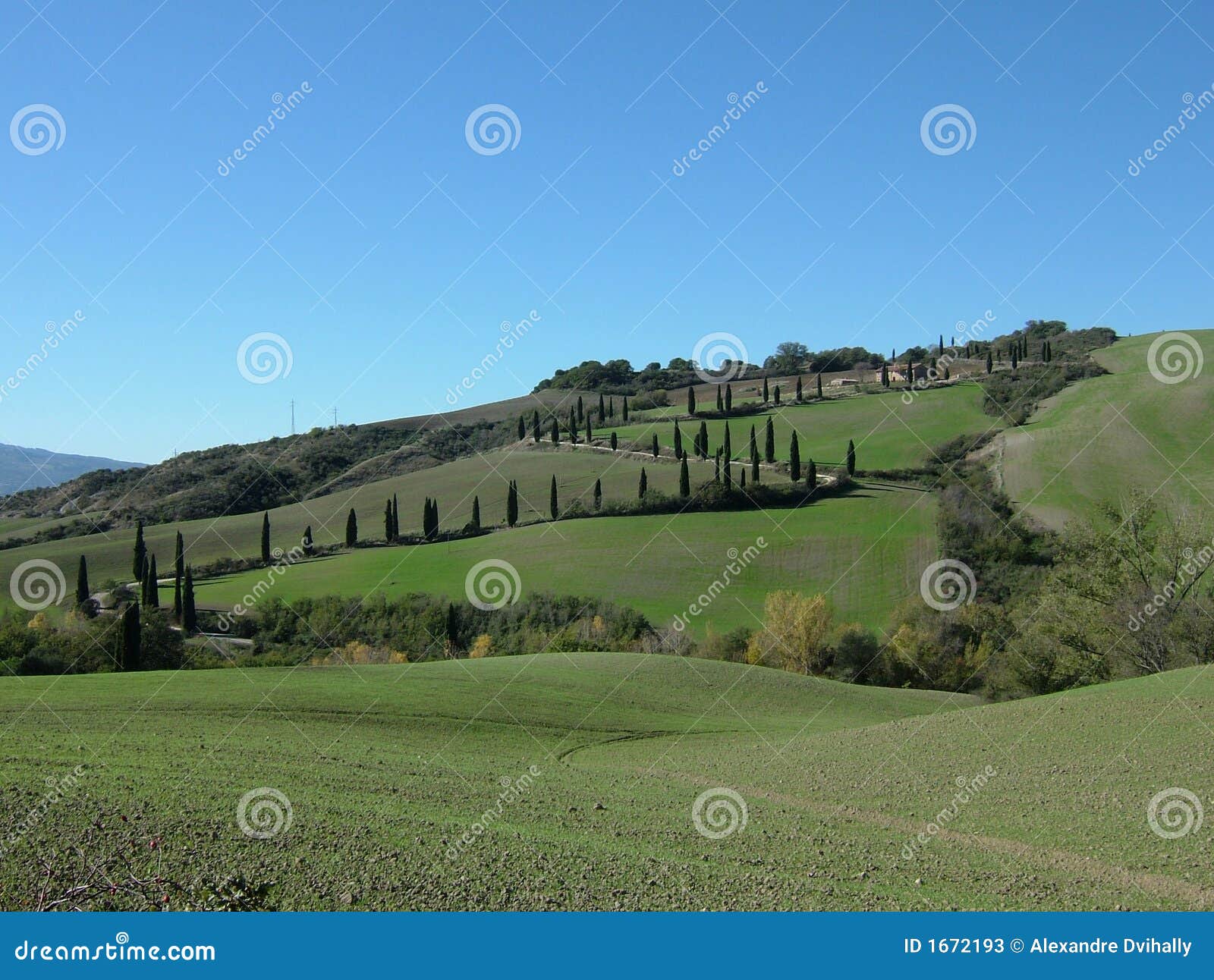 Rolling Hills of Tuscany Italy Stock Image - Image of farming, pretty ...