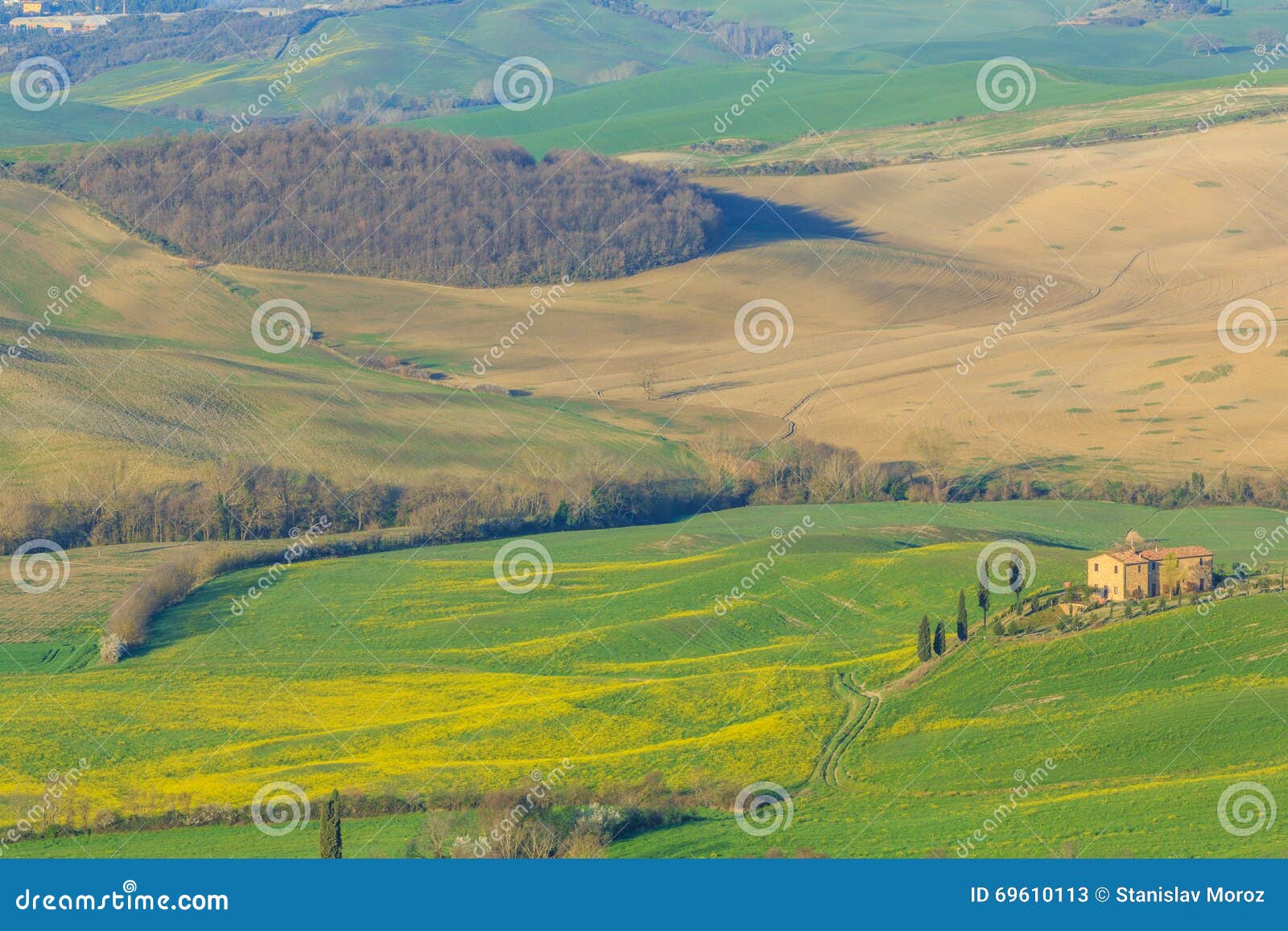Rolling Hills of Tuscany, Italy Stock Image - Image of tuscan, cypress ...
