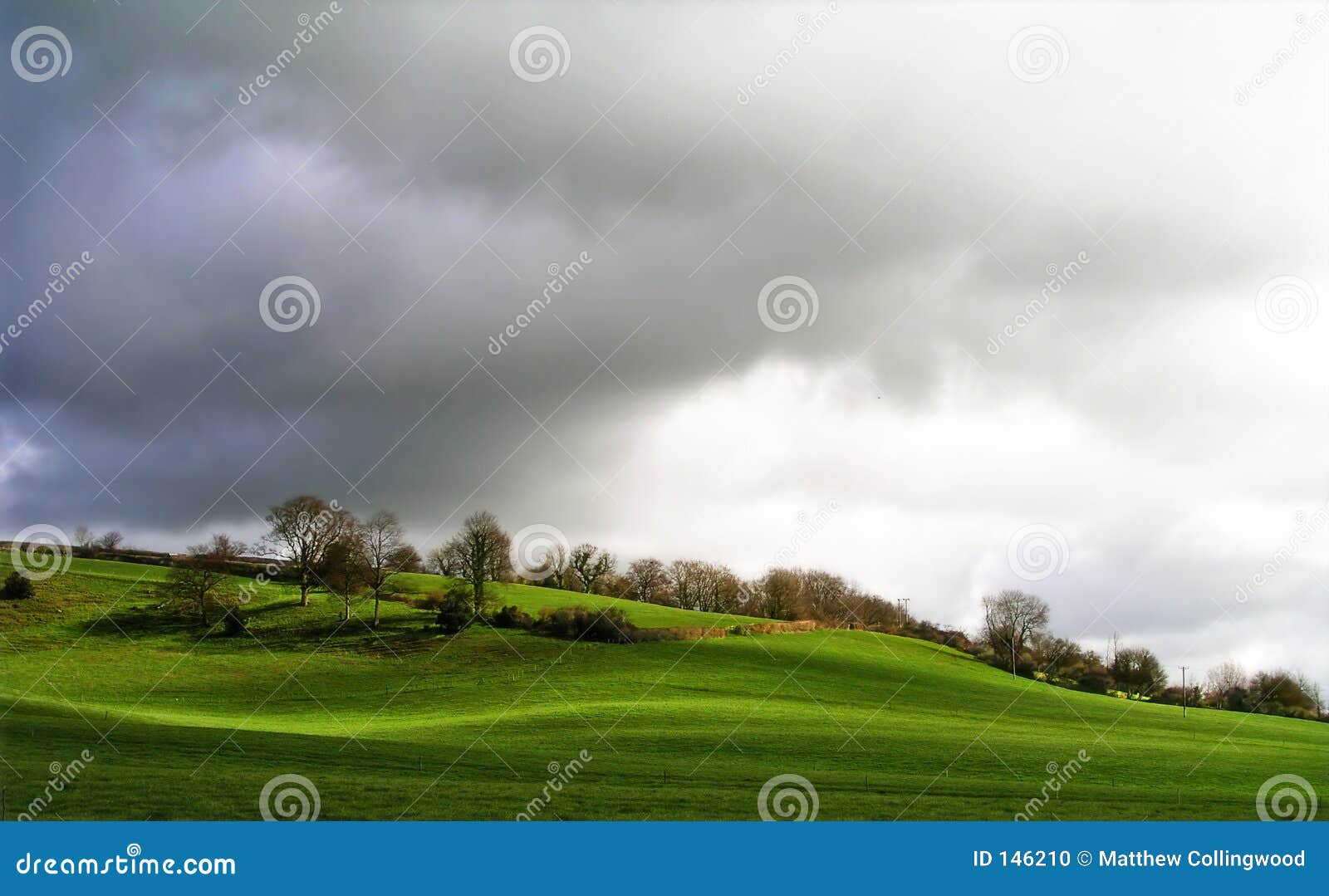 Rolling hillside stock photo. Image of green, countryside - 146210