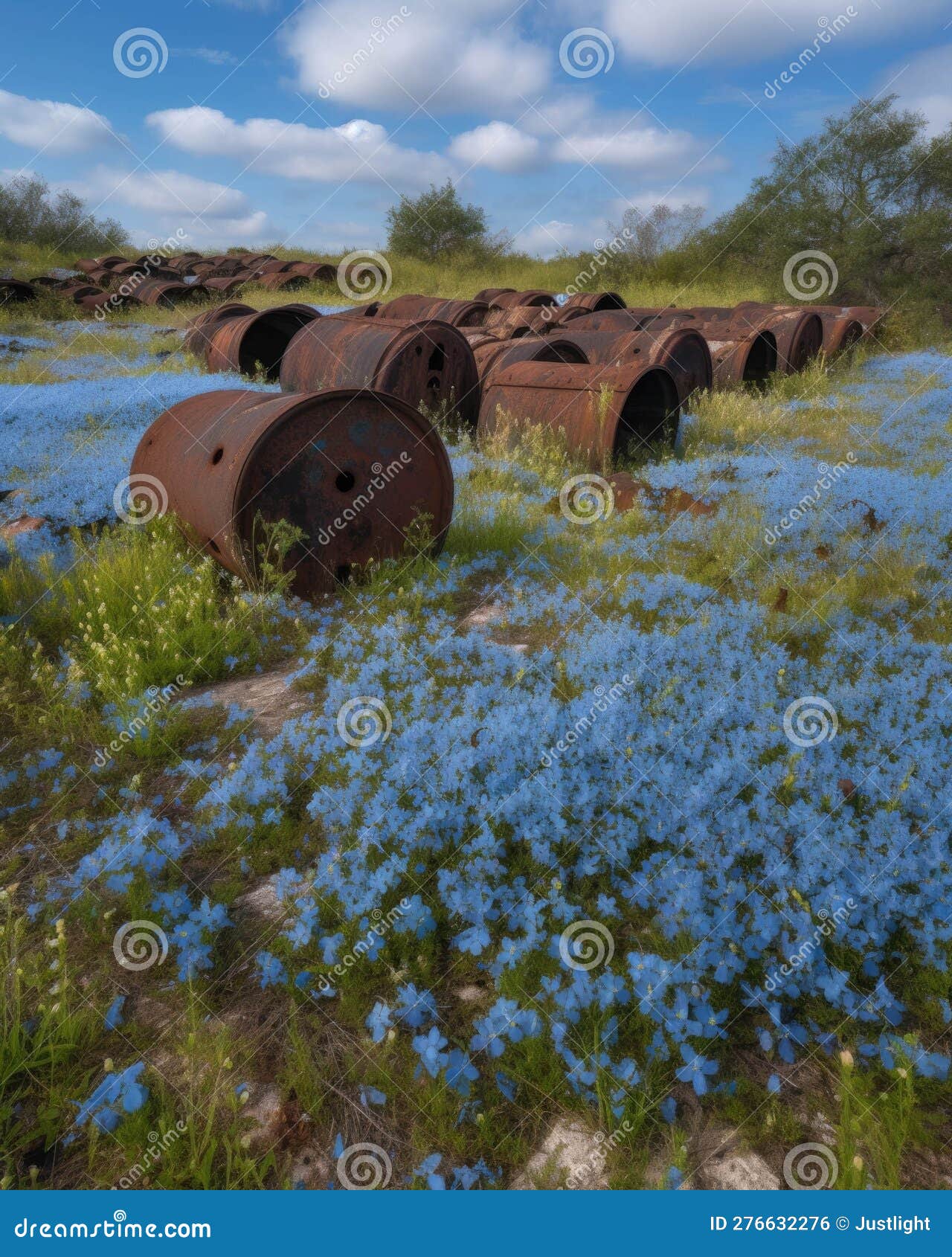 Broken Tanks During War, Soldier Walking On Battlefield, Generative AI ...