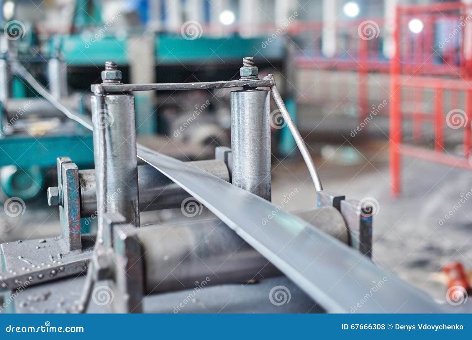Rolling Mill Machine for Rolling Steel Sheet Stock Photo - Image of ...