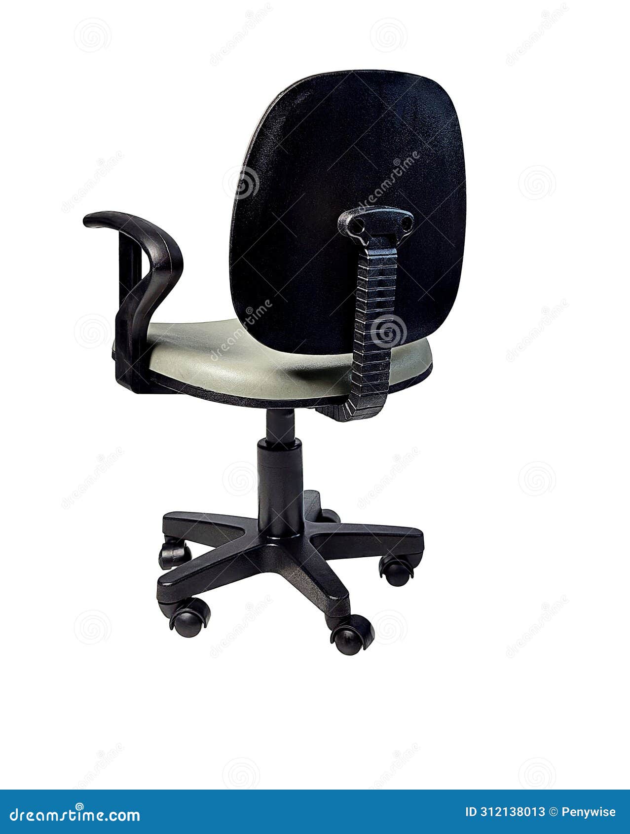 Rolling Office Chair Back stock image. Image of rolling - 312138013