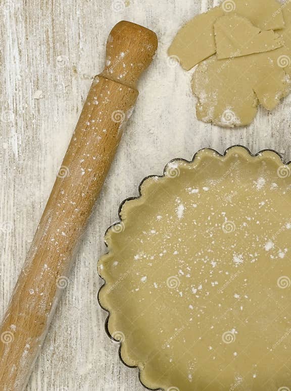 Rolling Pastry stock photo. Image of flour, table, preparation - 45819680