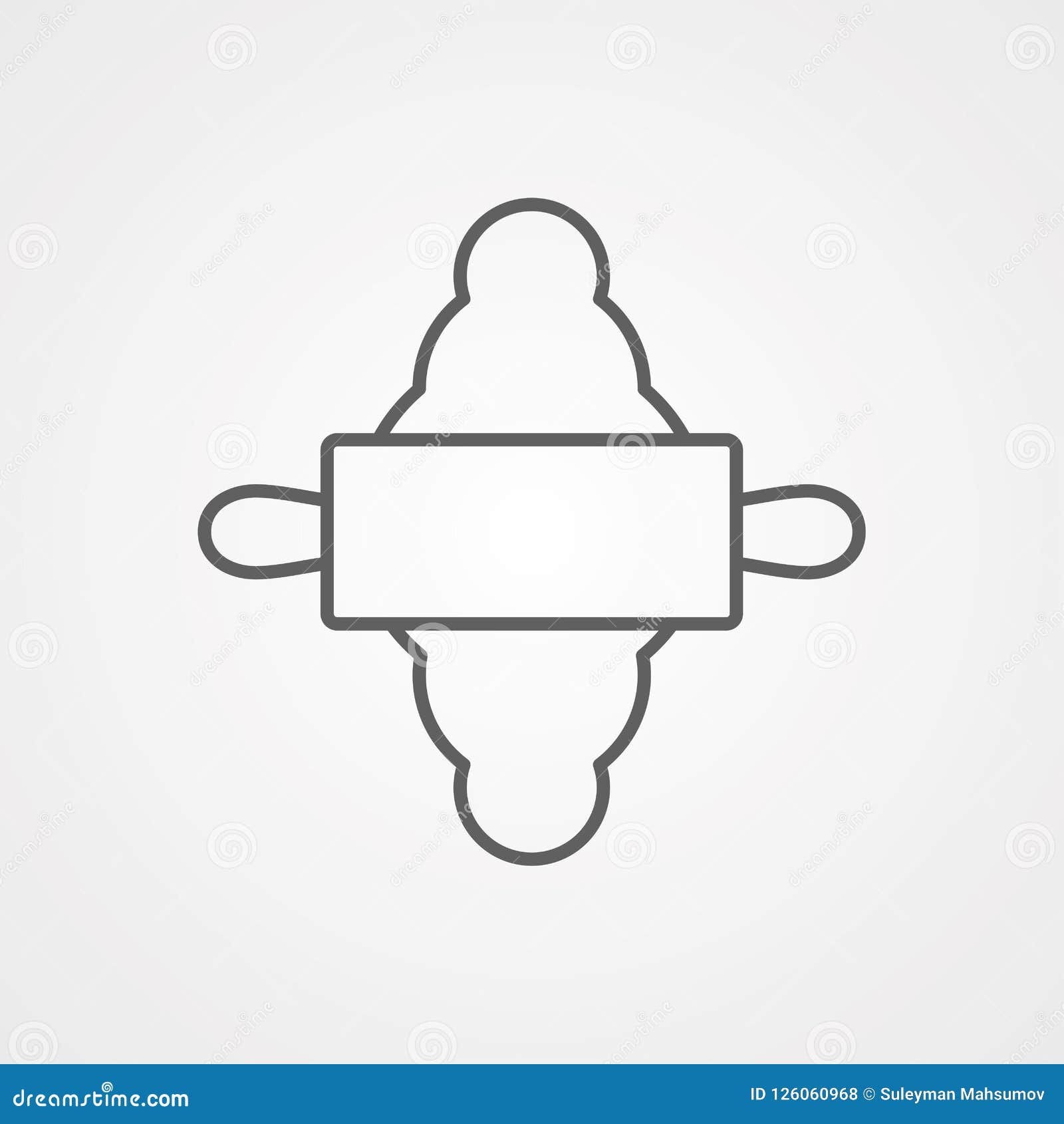 Rolling Vector Icon Sign Symbol Stock Vector - Illustration of black ...