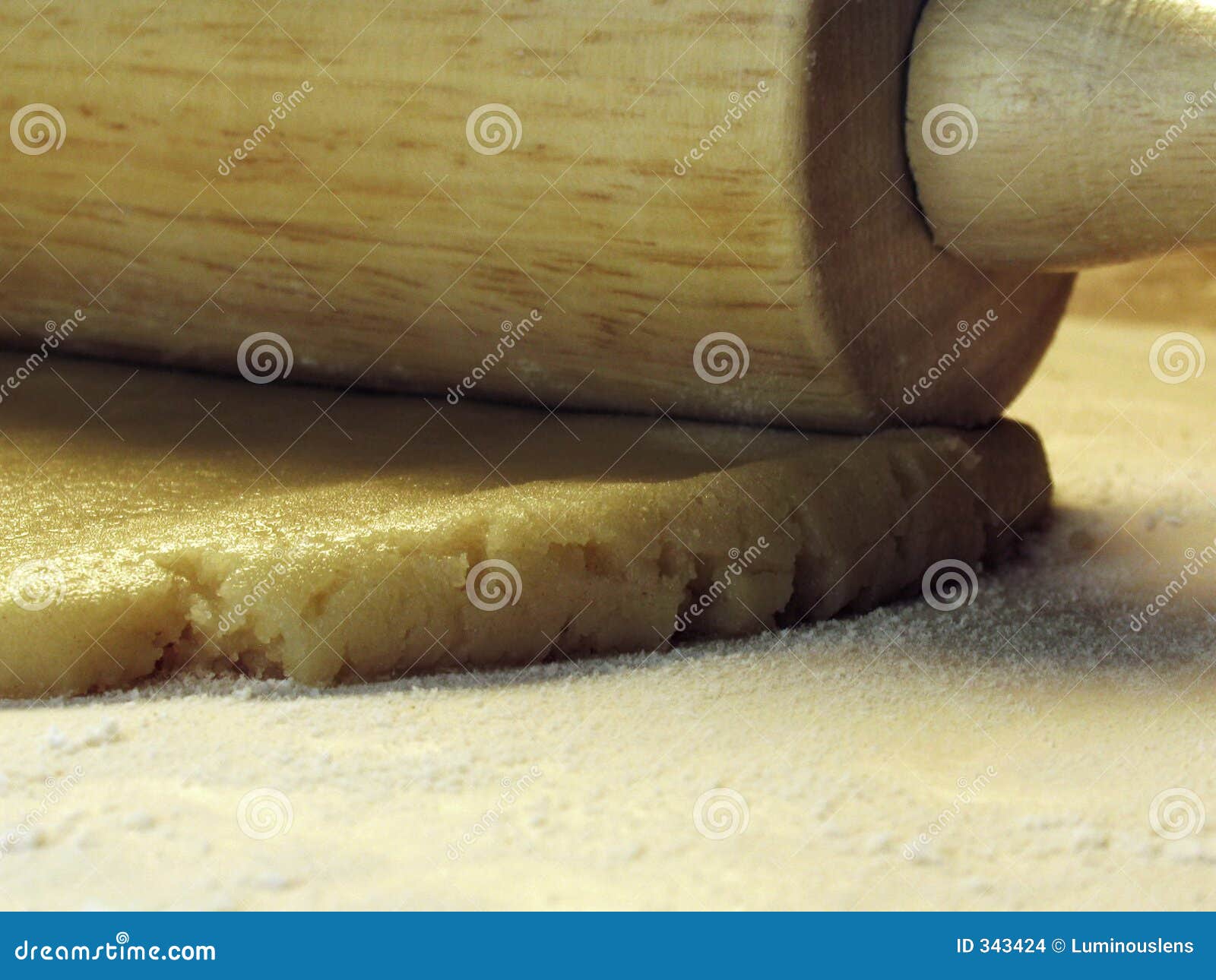 Rolling Pin and Dough stock photo. Image of cooking, lightly - 343424
