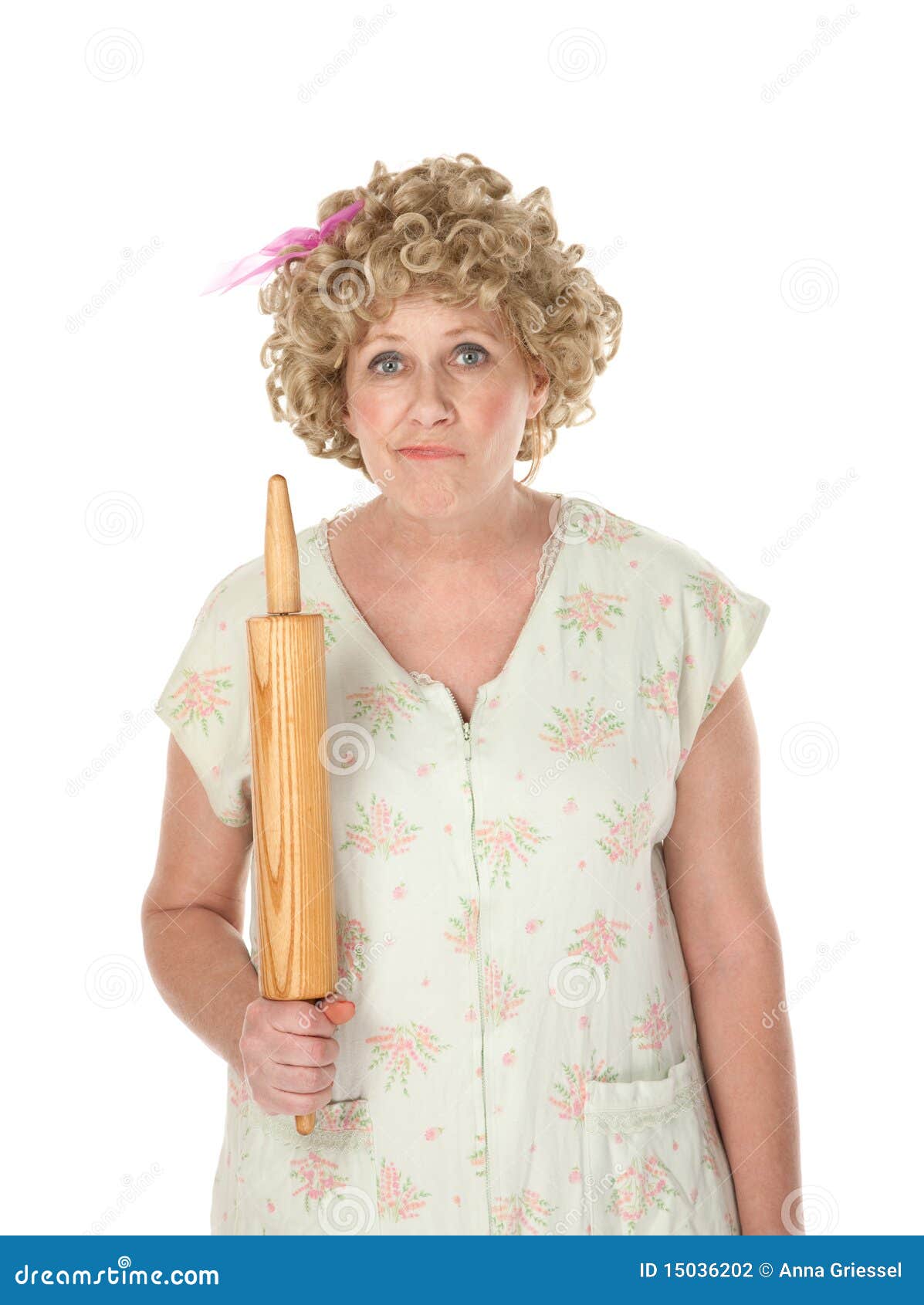 Rolling Pin Face stock photo. Image of adult, portrait - 15036202