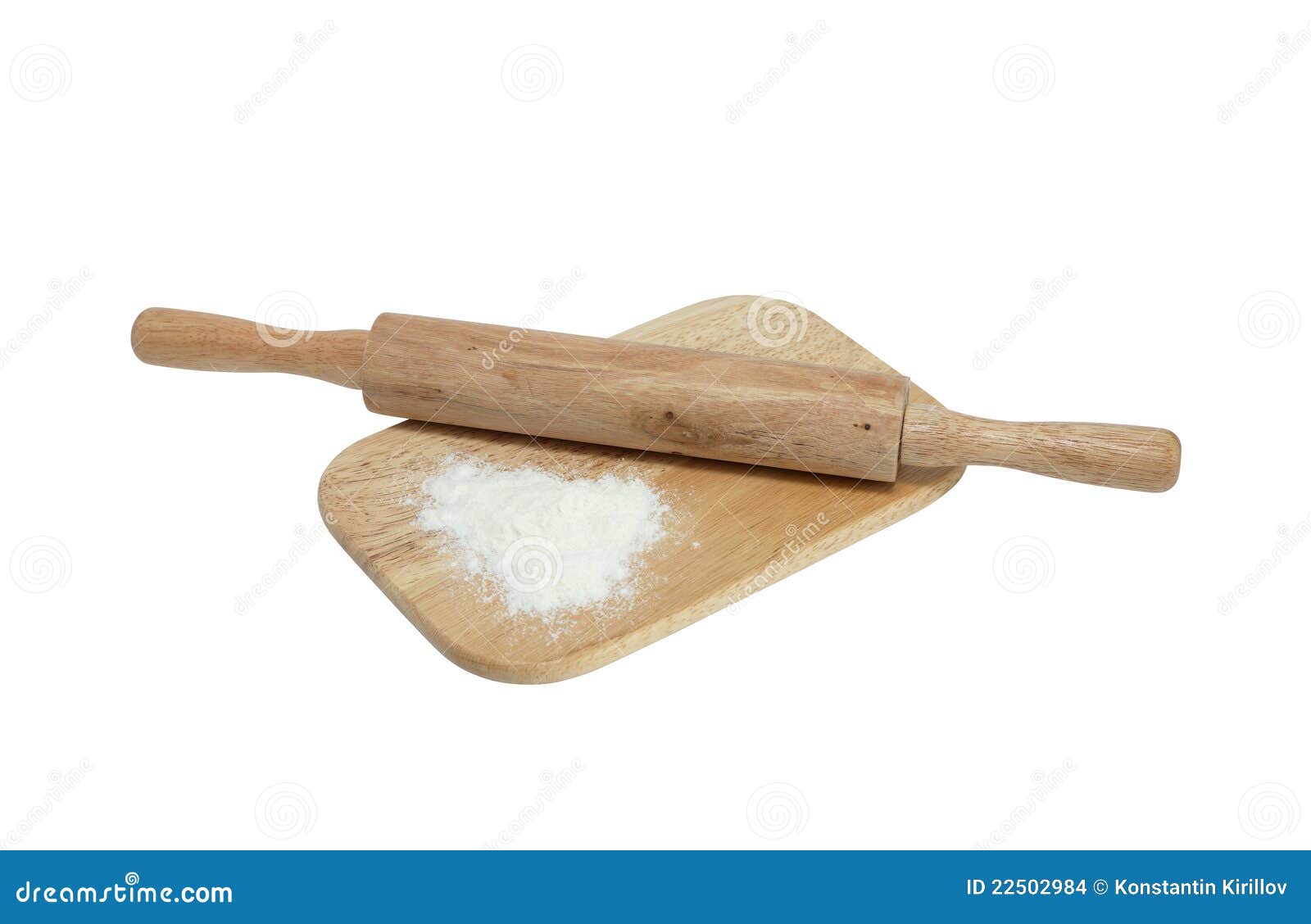 Rolling Pin and Flour stock photo. Image of equipment - 22502984