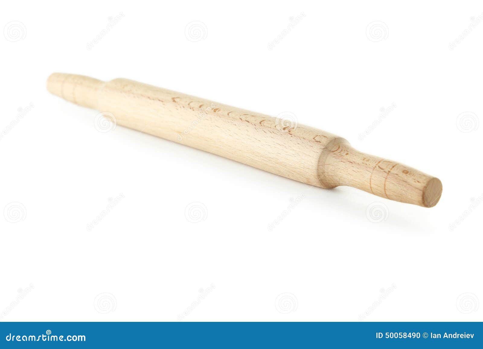 Rolling Pin Isolated on White Stock Photo - Image of roll, white: 50058490