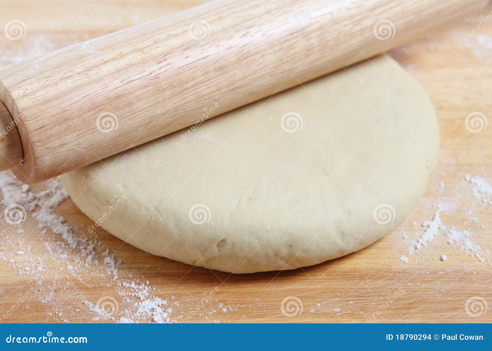 Rolling pizza dough stock photo. Image of rolling, cookery - 18790294