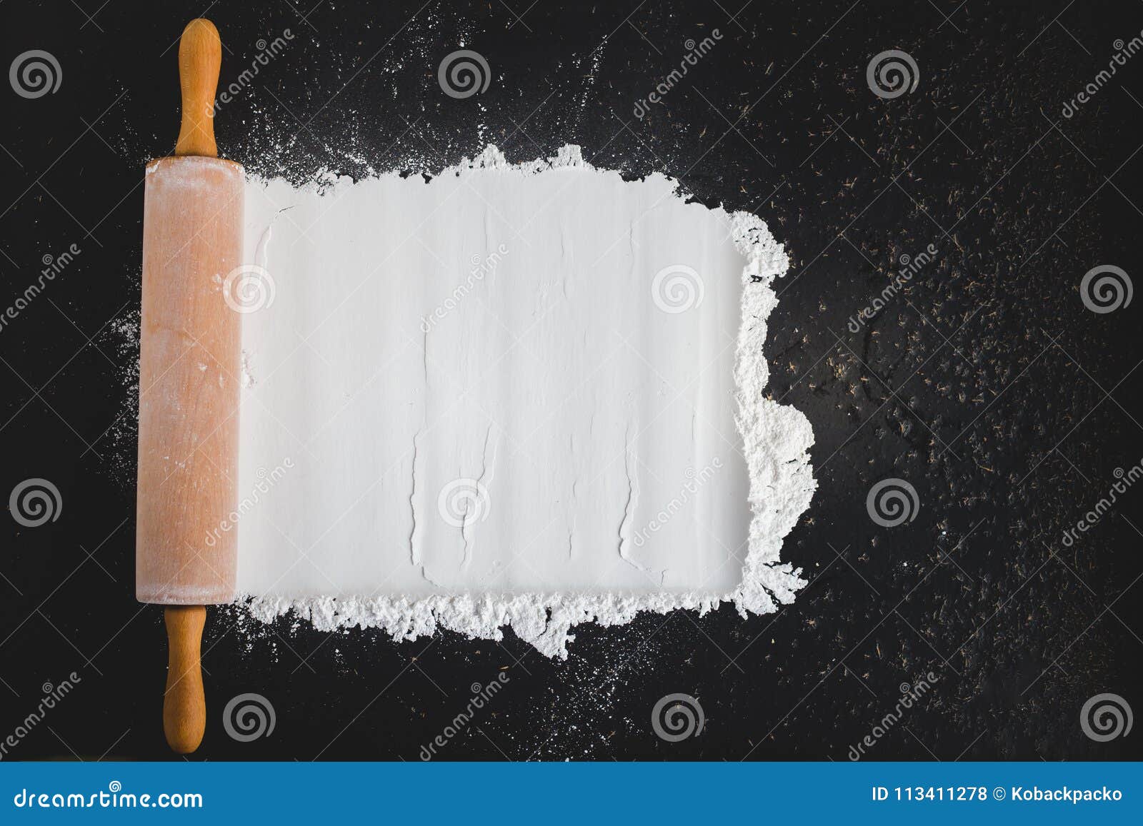 Rolling powder stock photo. Image of powder, baking - 113411278