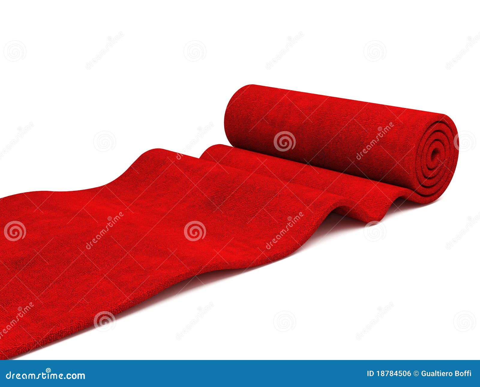 Rolling red carpet stock photo. Image of fabric, gala - 18784506
