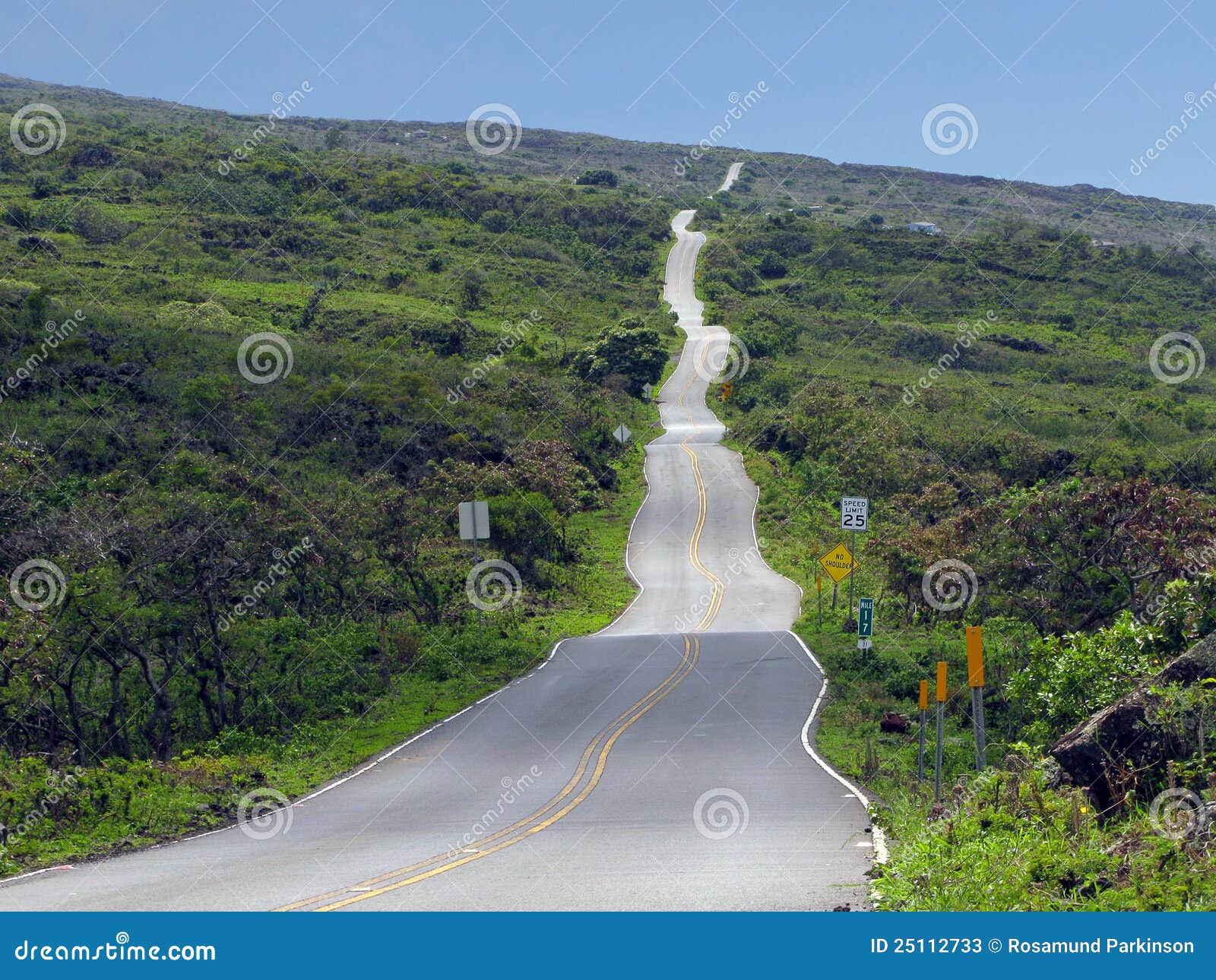 Rolling road stock image. Image of sign, turning, line - 25112733