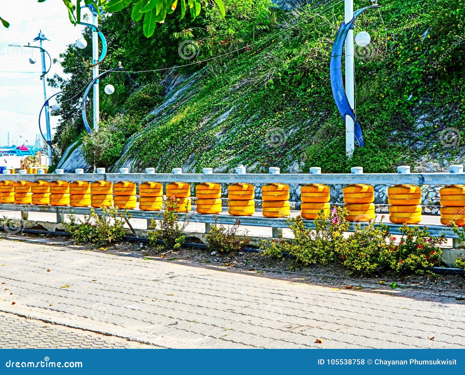 A Rolling Road Barrier System Designed To Protect the Impact of Stock ...
