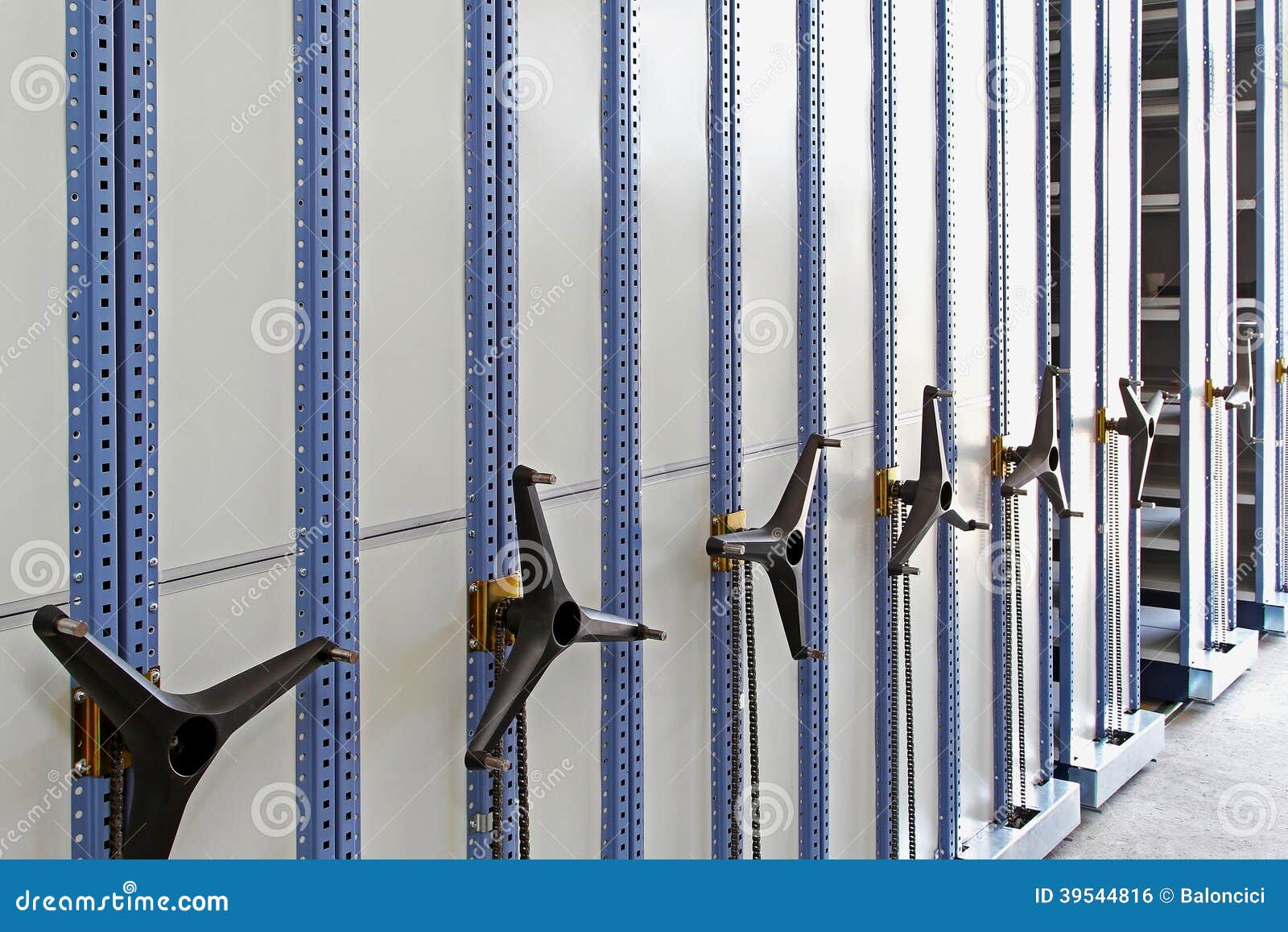Rolling Shelving stock photo. Image of space, shelf, frame - 39544816