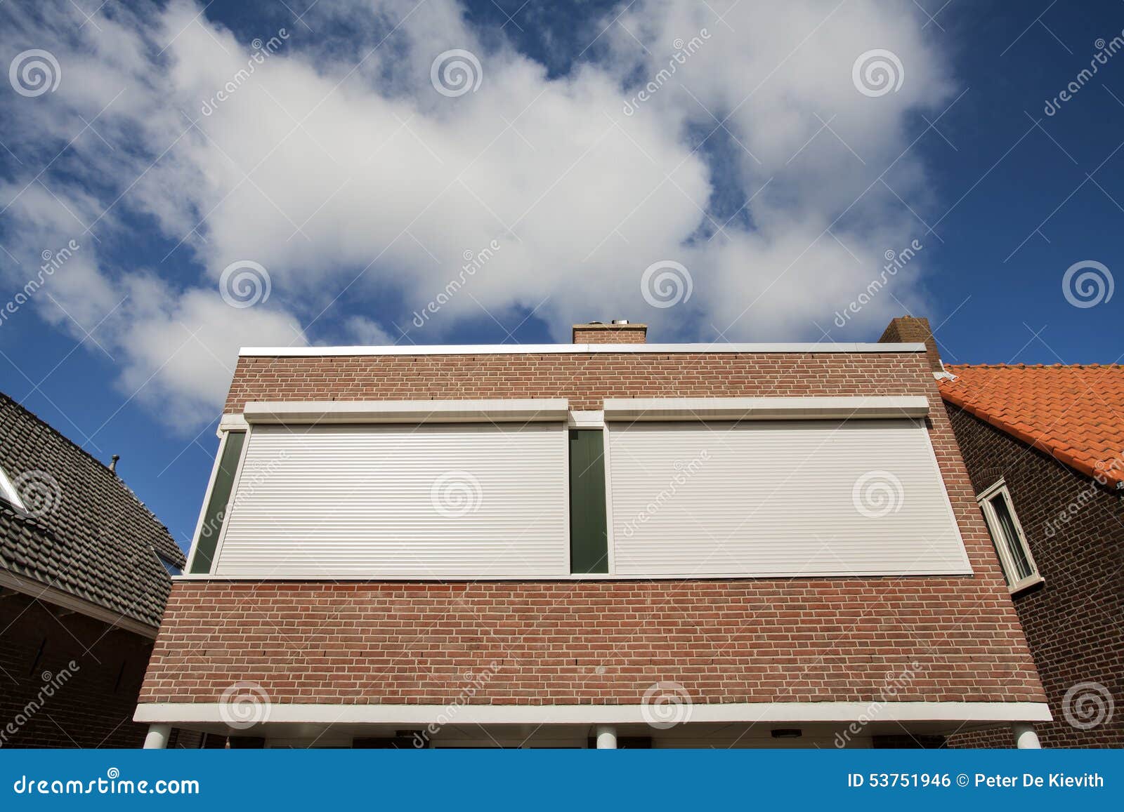 Rolling shutter protection stock photo. Image of window - 53751946