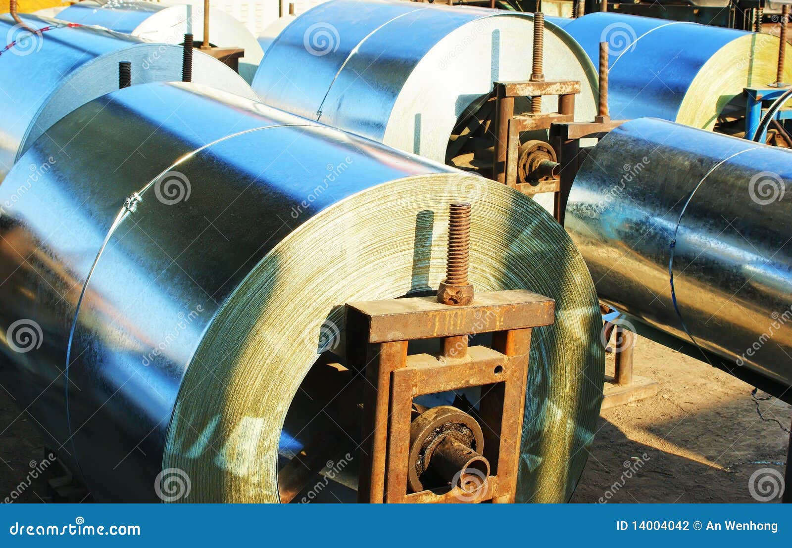Rolling steel plate stock photo. Image of retail, steel - 14004042