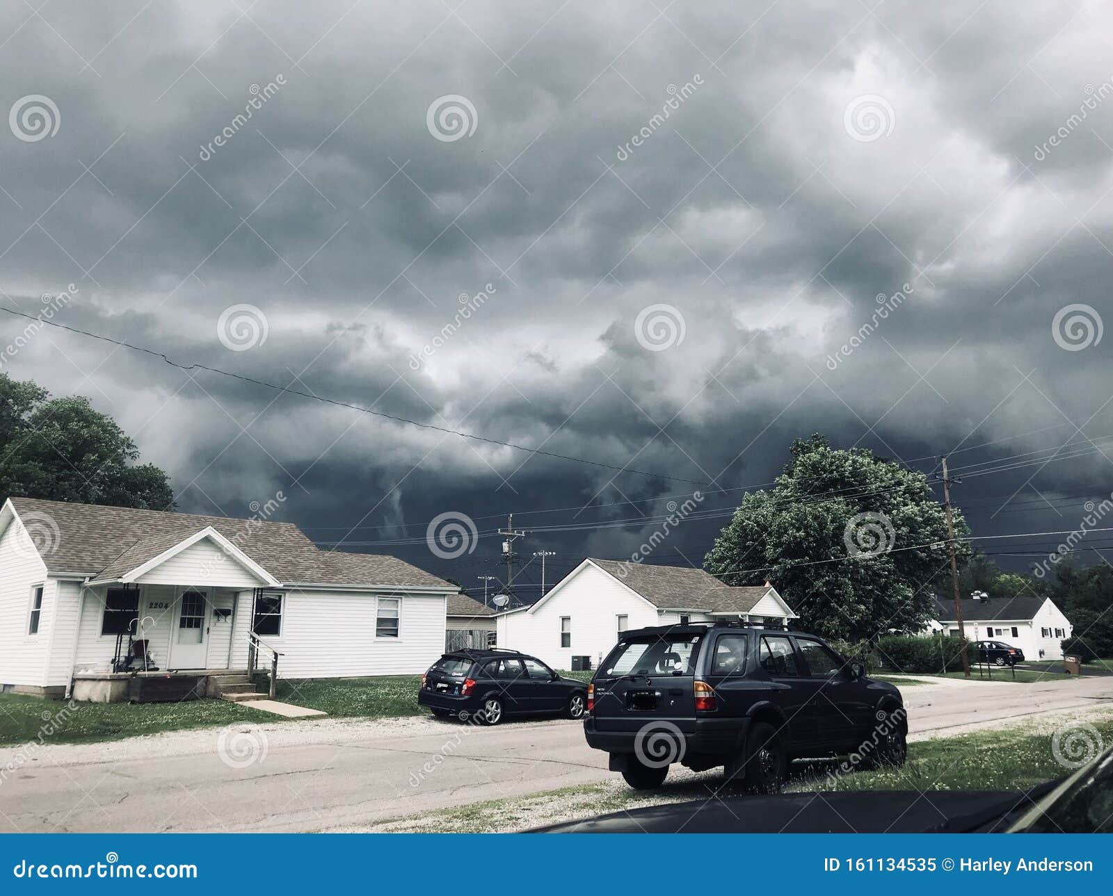 Rolling Stormfront stock image. Image of thunder, rolling - 161134535