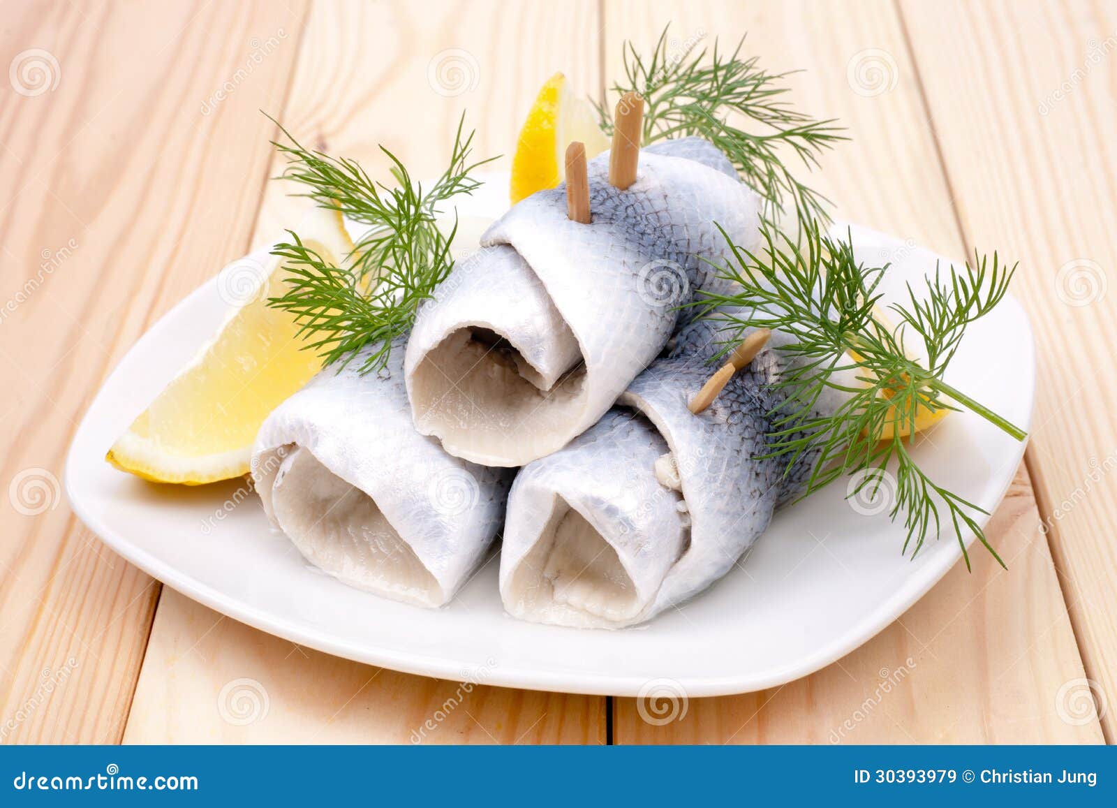 Rollmops fresco imagem de stock. Imagem de rollmops, mostarda - 30393979