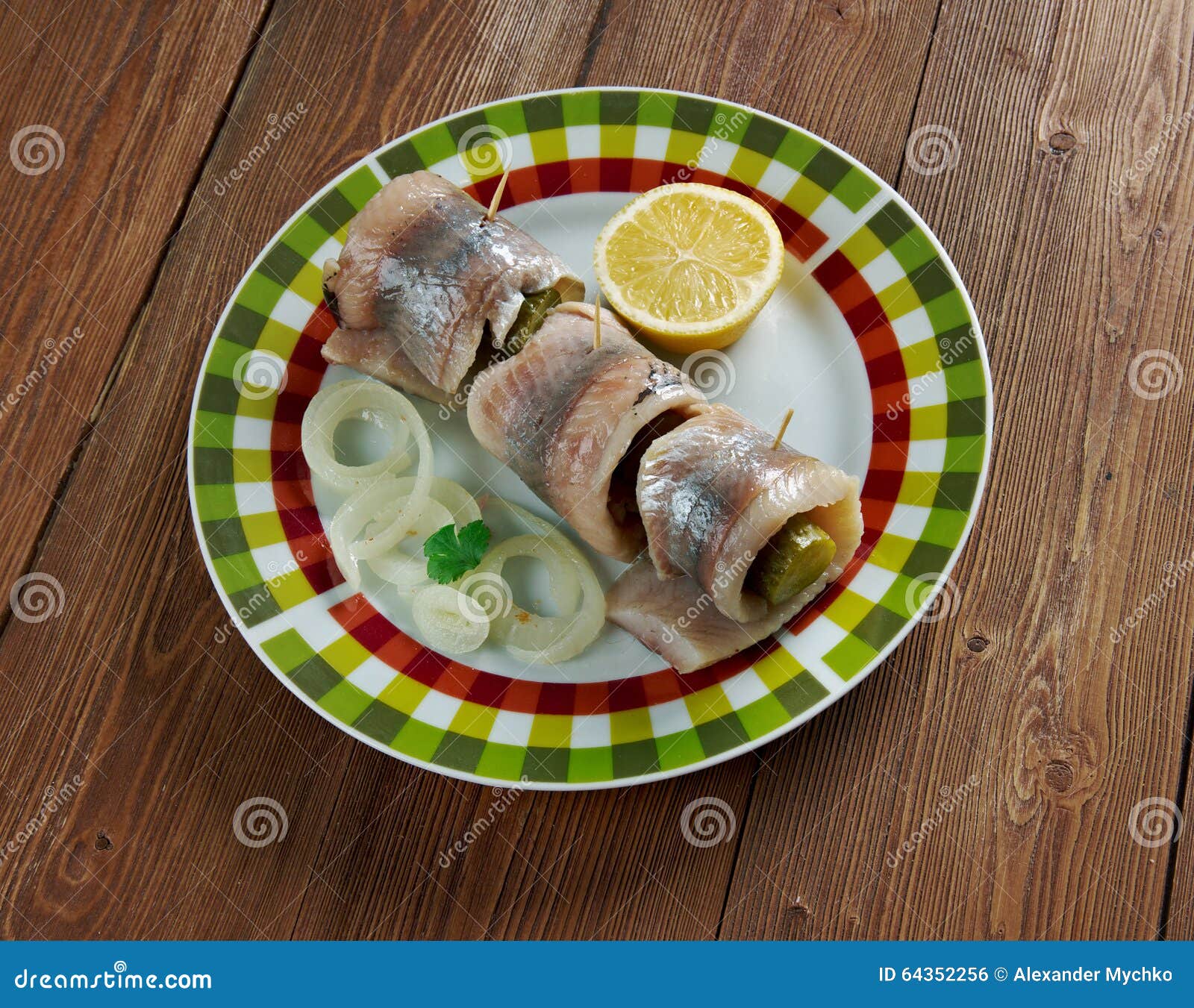 Rollmops stock photo. Image of cuisine, filet, tasty - 64352256