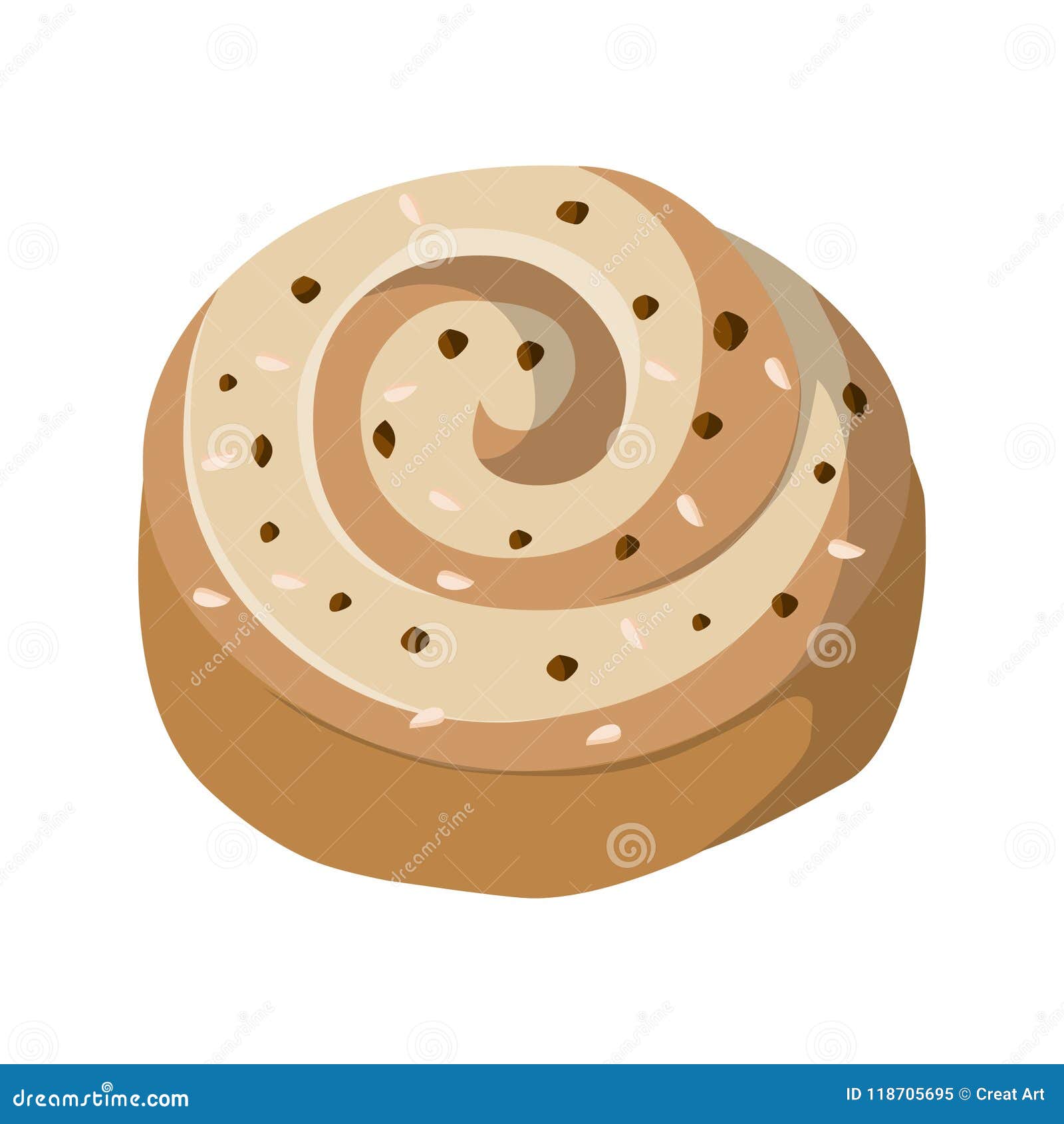 Rollo De Canela Ejemplo Del Vector Del Rollo De Canela Ilustración del ...