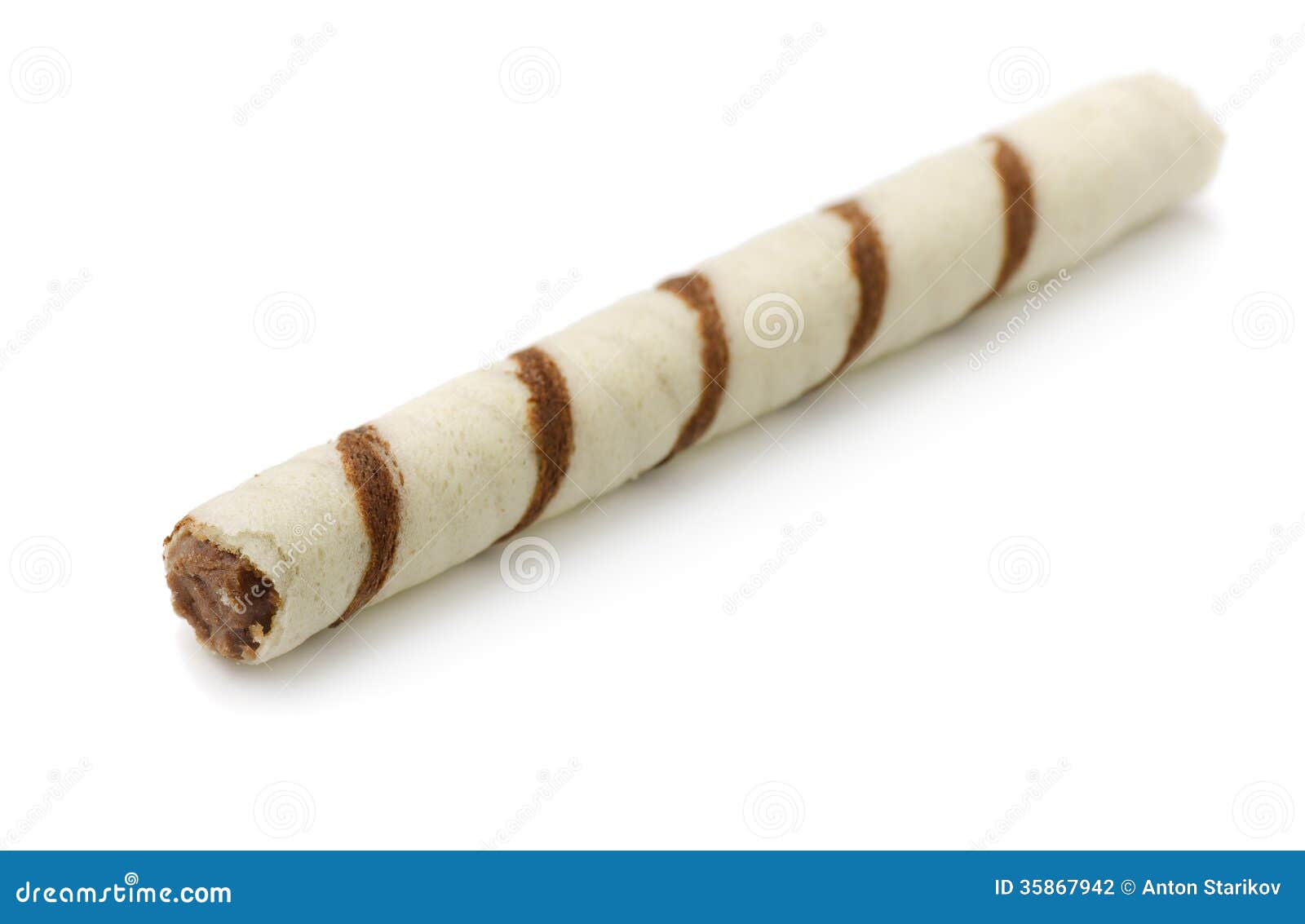 Rollo de la galleta foto de archivo. Imagen de bocado - 35867942