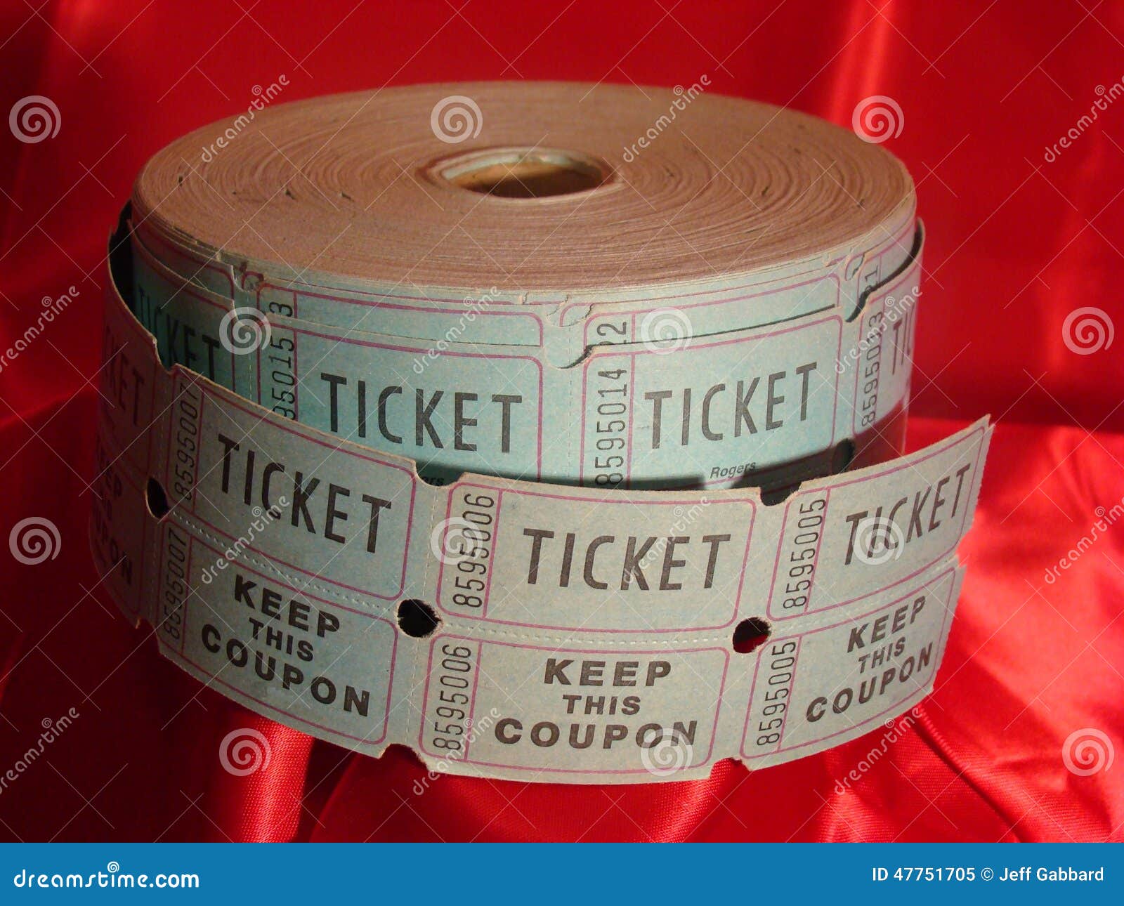 Rollo De Los Boletos De La Rifa Imagen de archivo - Imagen de fondo ...