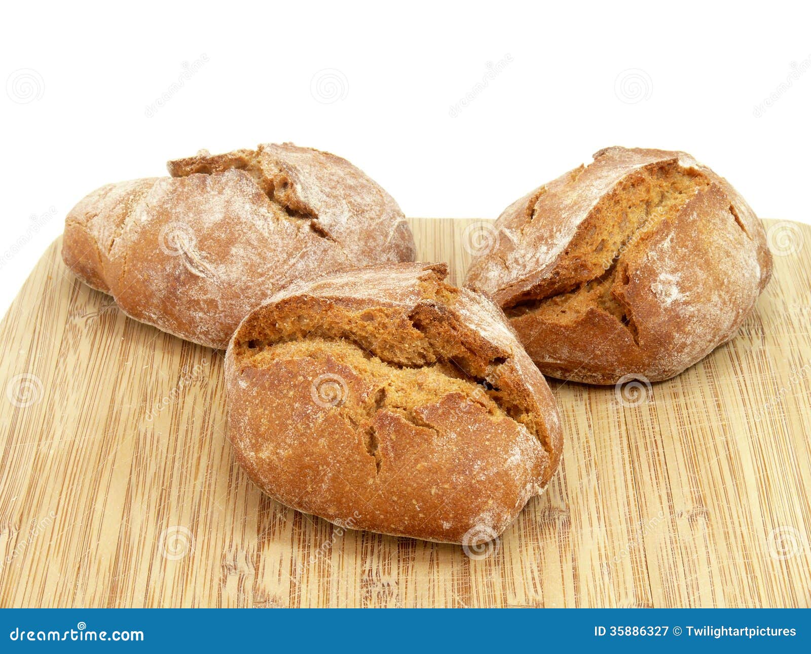 Rollo de pan integral, imagen de archivo. Imagen de rodillos - 35886327