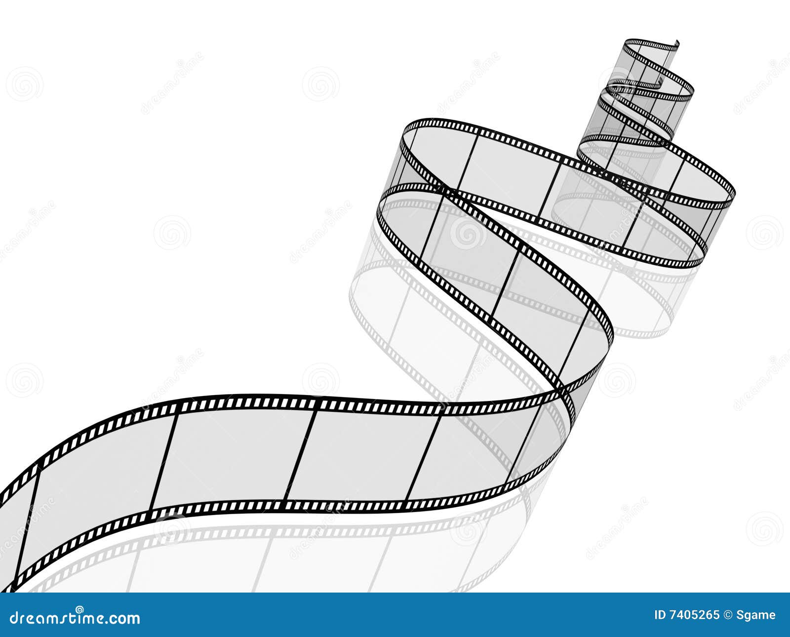 Rollo De Película Fotográfico Stock de ilustración - Ilustración de ...