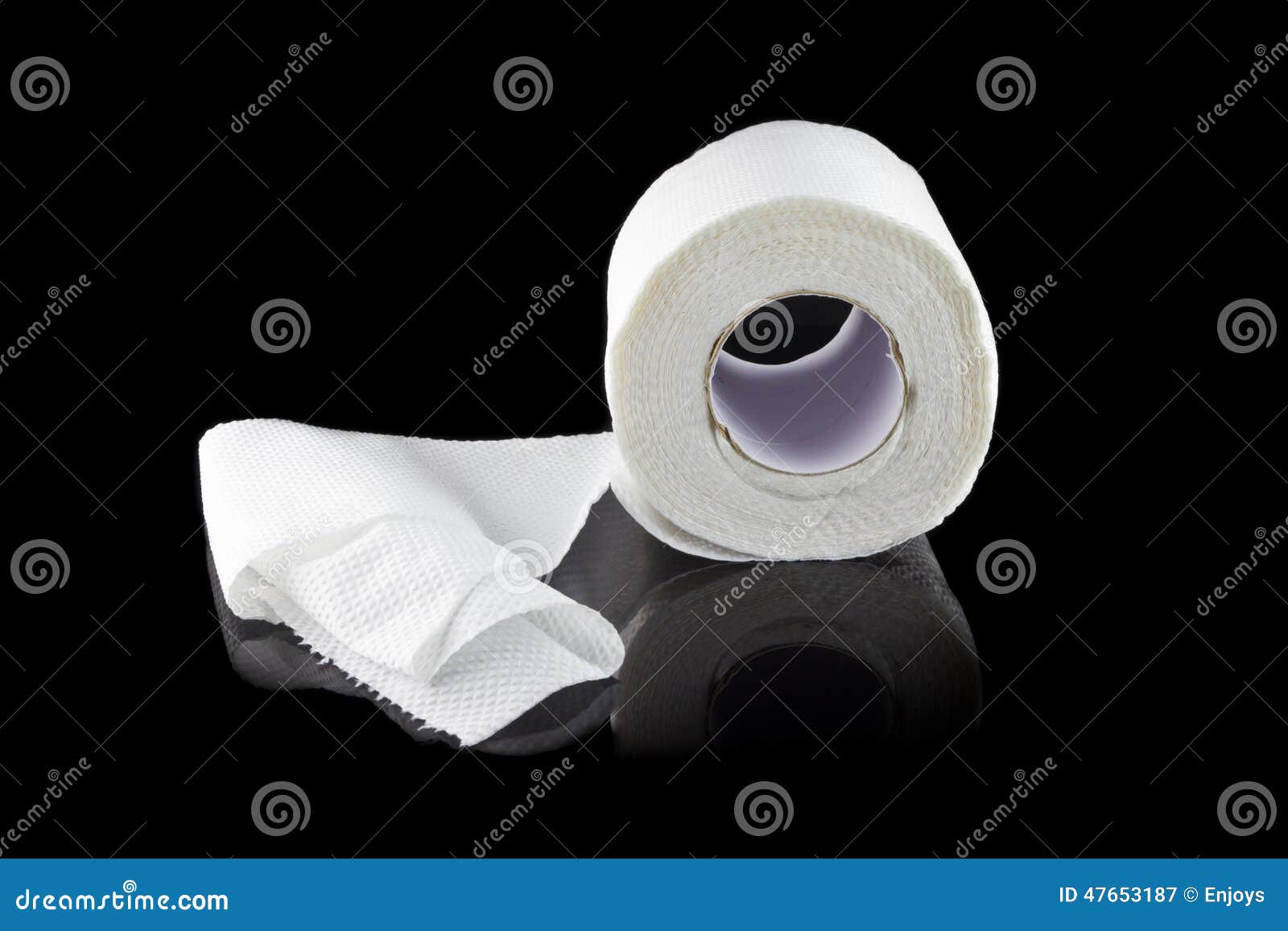 Rollo Del Libro Blanco En Fondo Negro Imagen de archivo - Imagen de ...