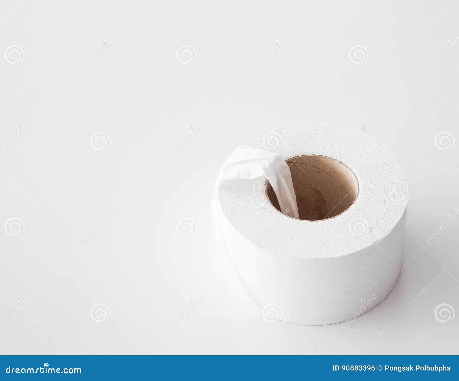 Rollo Del Papel Grande En La Tabla Blanca Foto de archivo - Imagen de ...