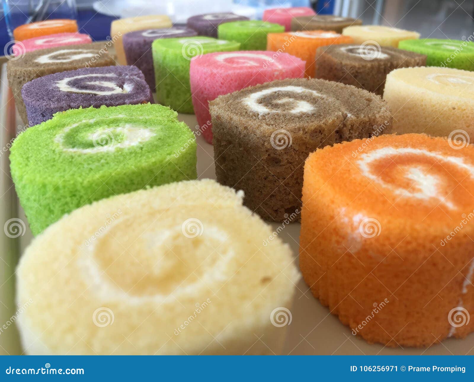 Rollo Dulce Del Color De La Variedad Imagen de archivo - Imagen de ...