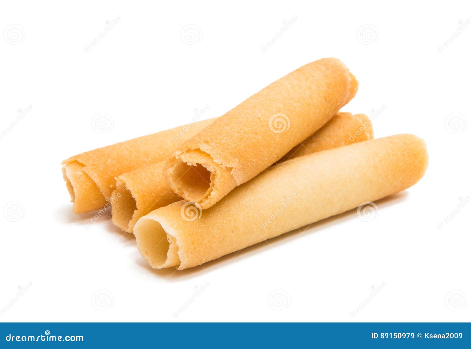 Rollos De La Galleta Aislados Imagen de archivo - Imagen de coma ...