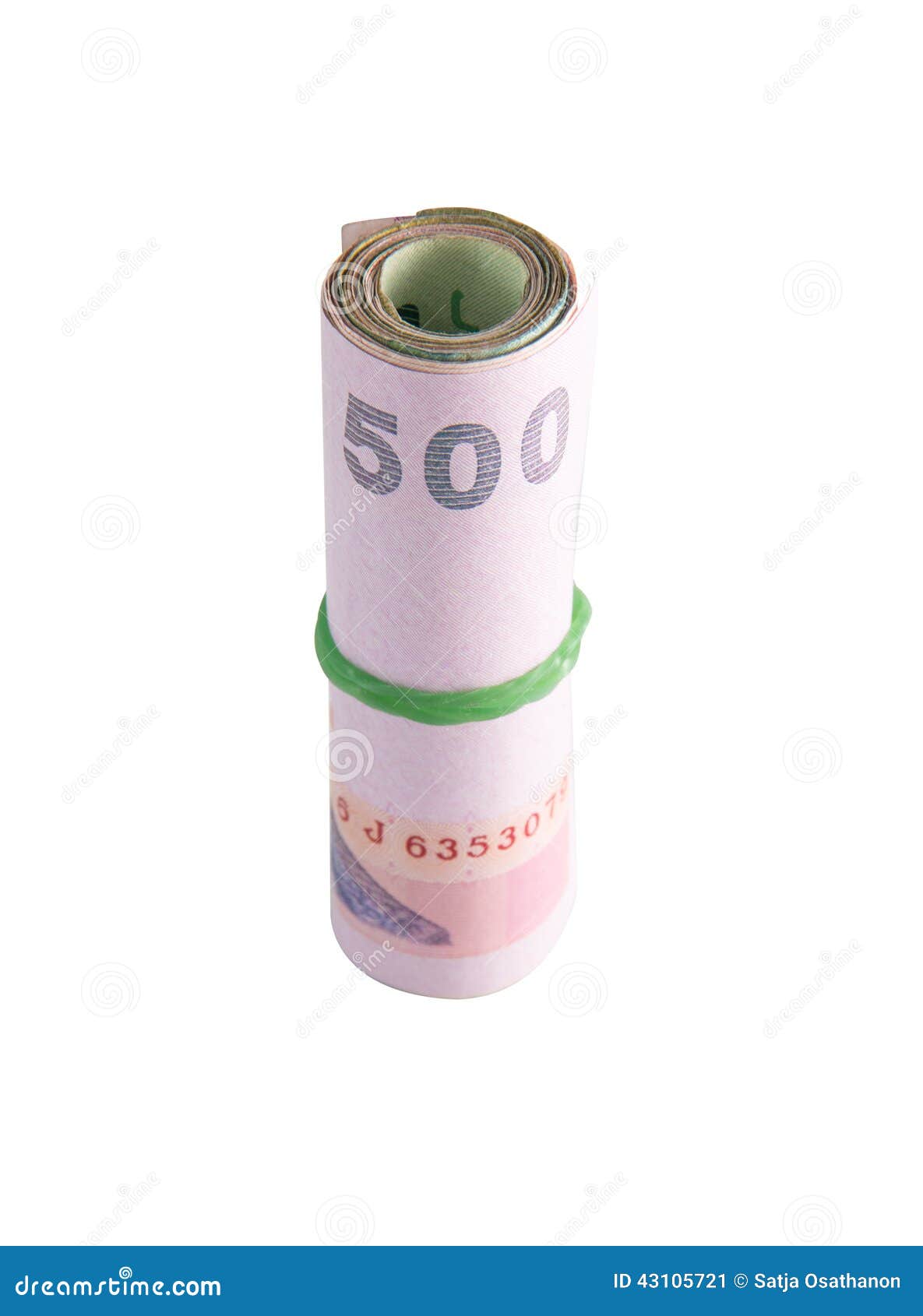 Rolls of banknote of Thai stock image. Image of exchange - 43105721