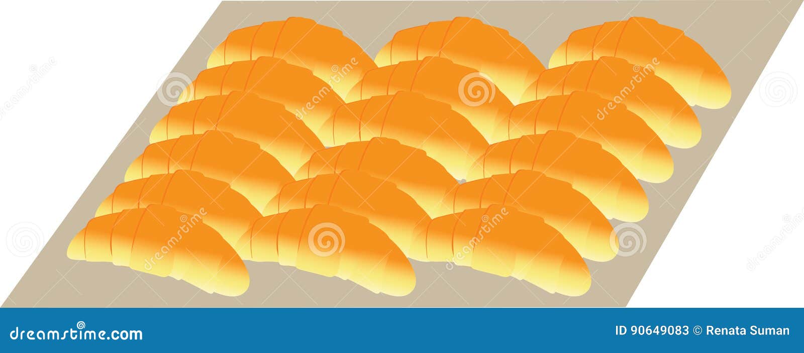 Rolls , bread stock vector. Illustration of bread, crescent - 90649083