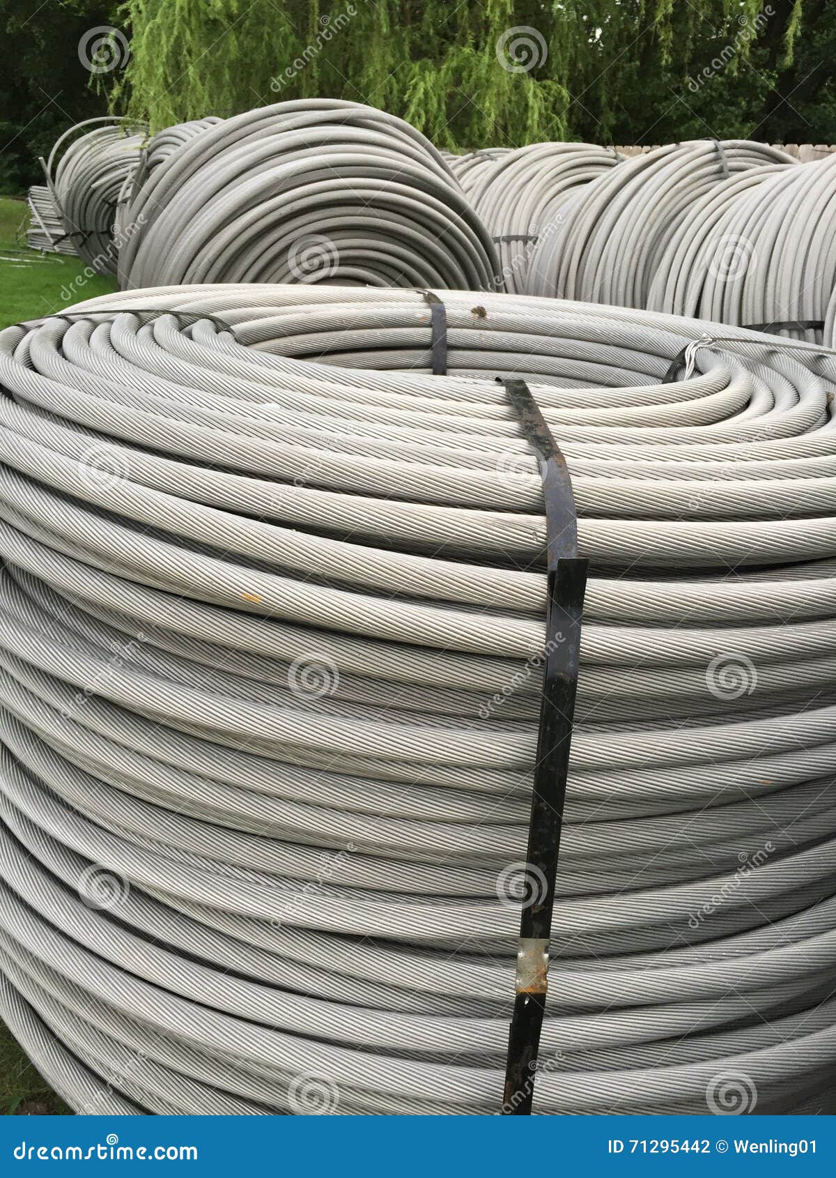 Rolls of cable background stock photo. Image of stretch - 71295442