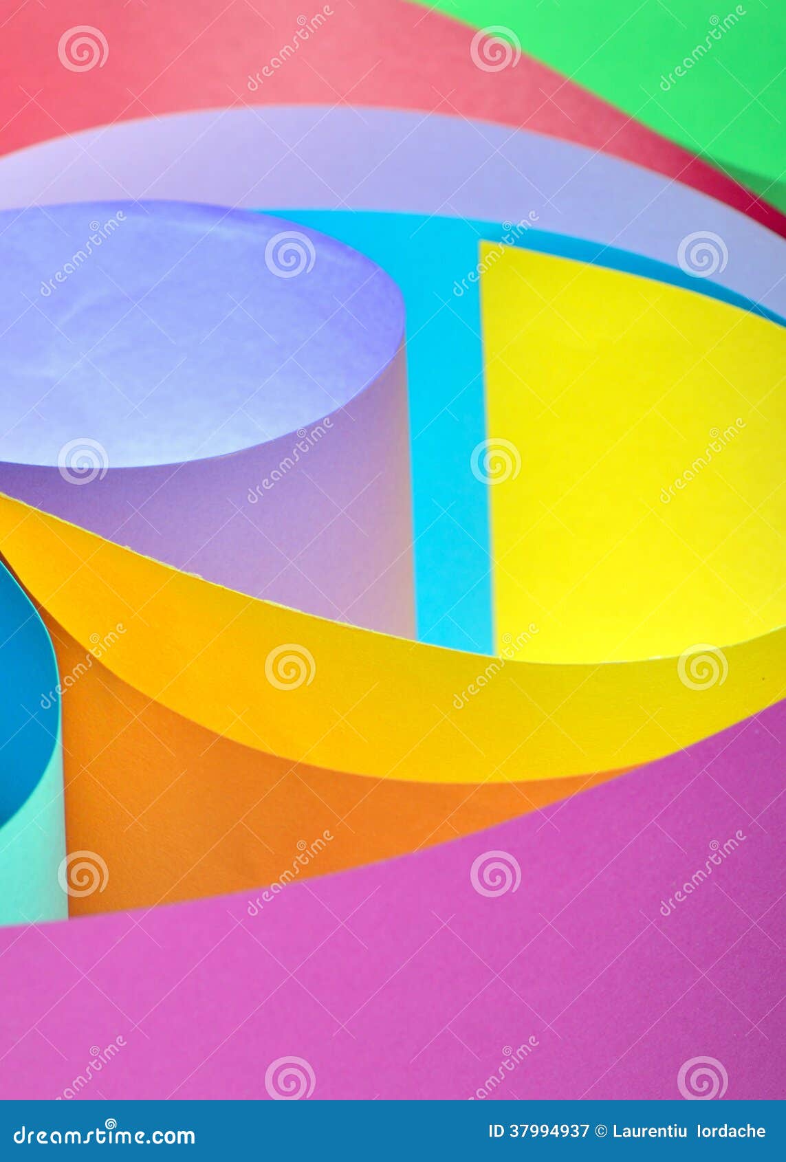 Rolls of color paper stock image. Image of concept, multicolor - 37994937