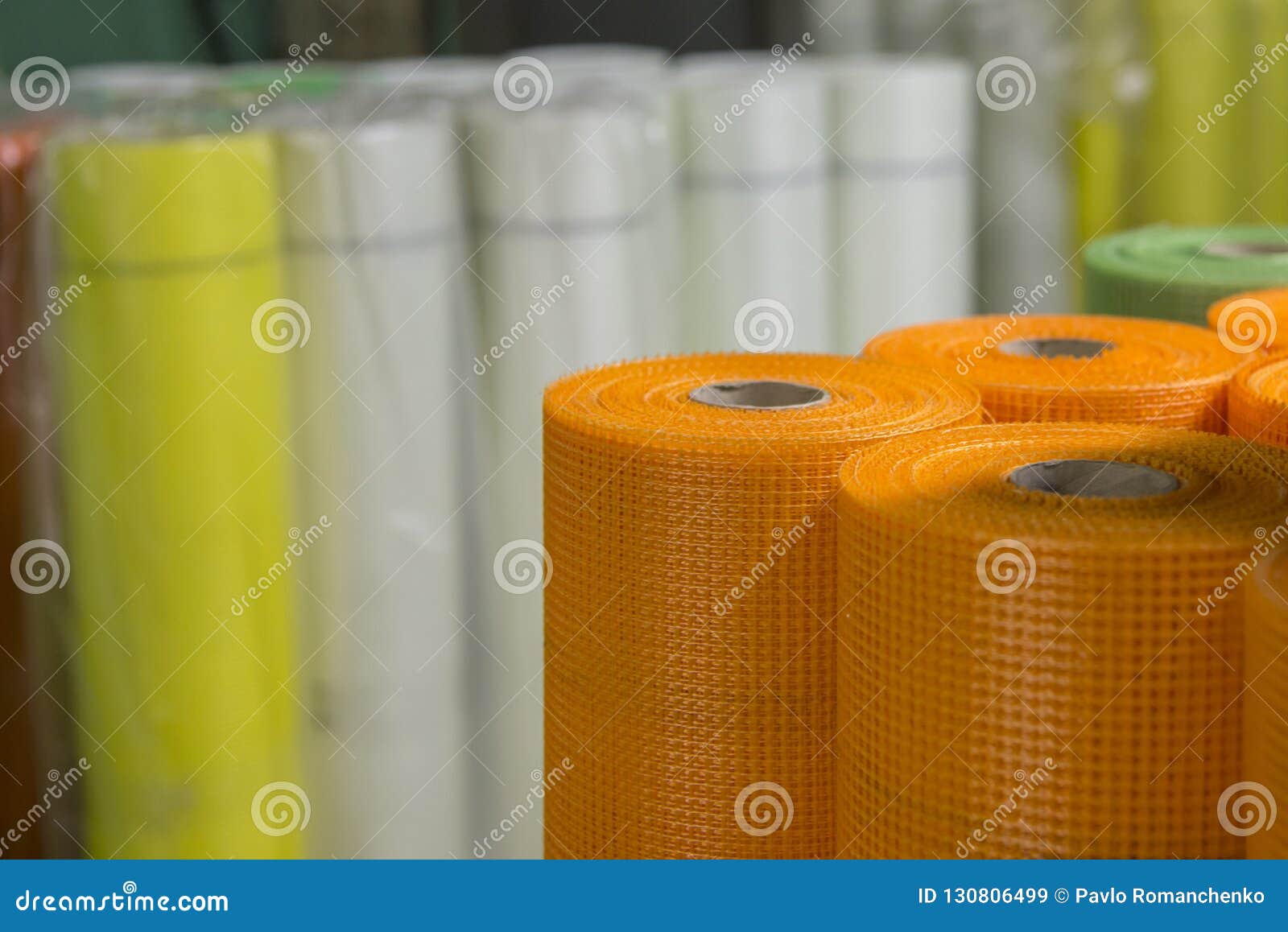 Rolls of Colored Fiberglass Mesh, Building Materials for Wall ...