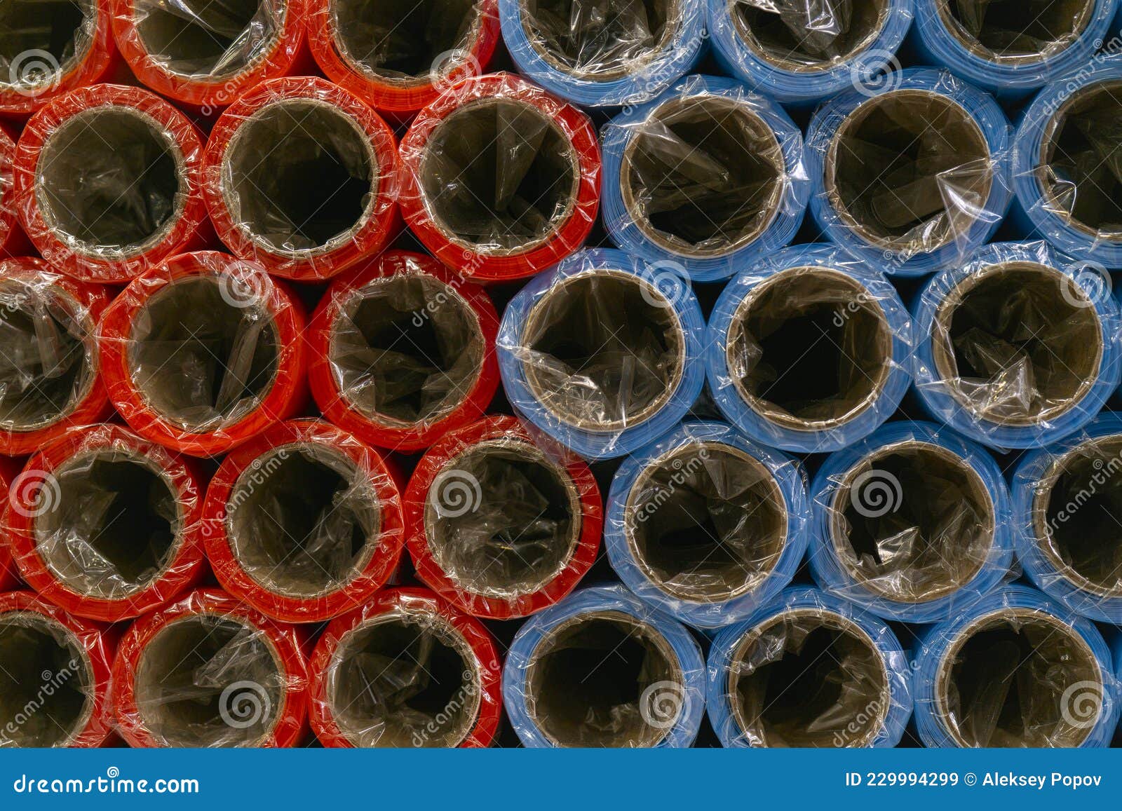 Rolls of Colored Wrapping Paper. Abstract Background Stock Image ...