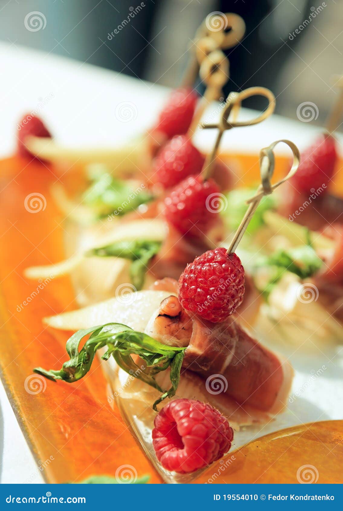 Rolls with cured ham stock photo. Image of arrangement - 19554010
