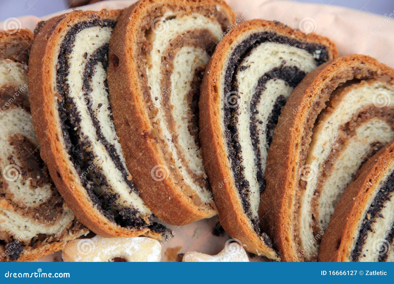 Rolls dulce imagen de archivo. Imagen de pasteles, galleta - 16666127