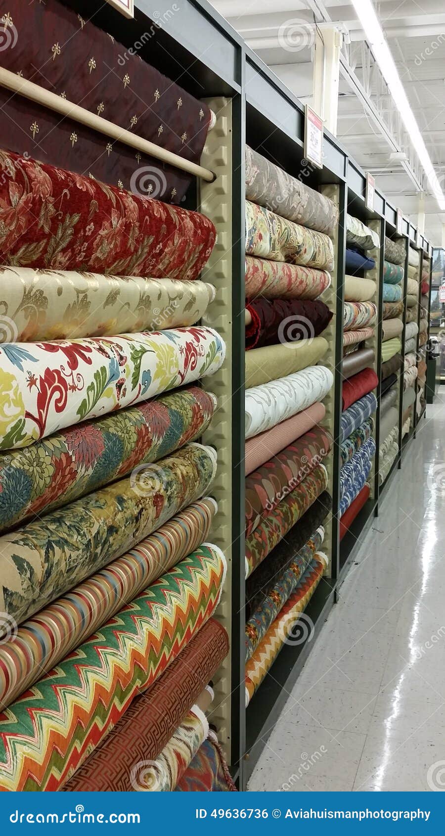 Rolls of Fabric stock photo. Image of colorful, crafts - 49636736