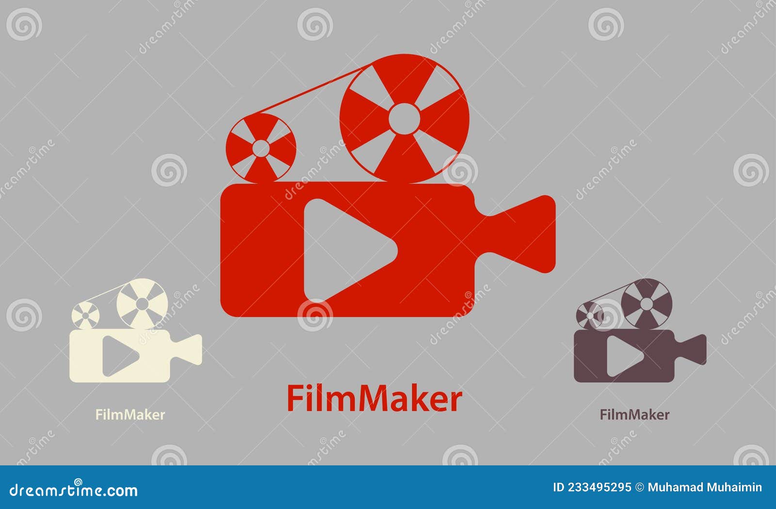 Rolls of Film and Camera Tape Stock Vector - Illustration of interface ...