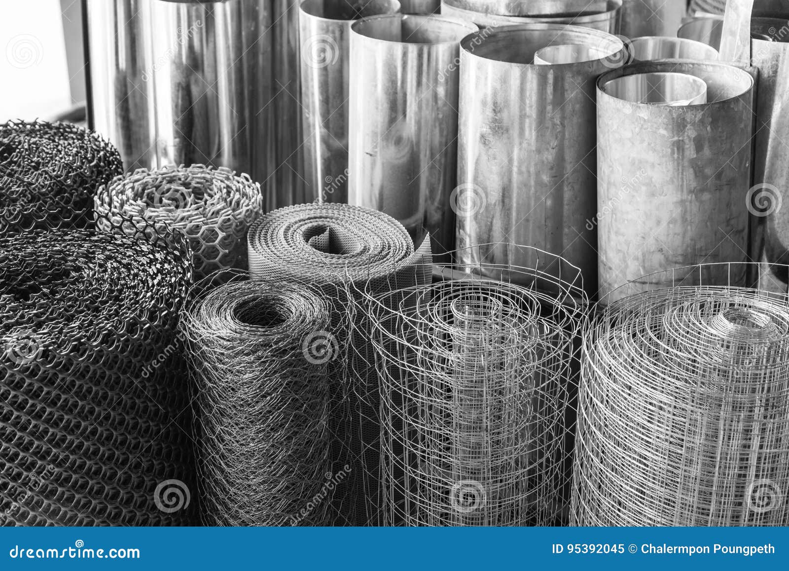 Rolls of Galvanized Metal Sheets, Steel Chicken Wire Mesh, and P Stock ...