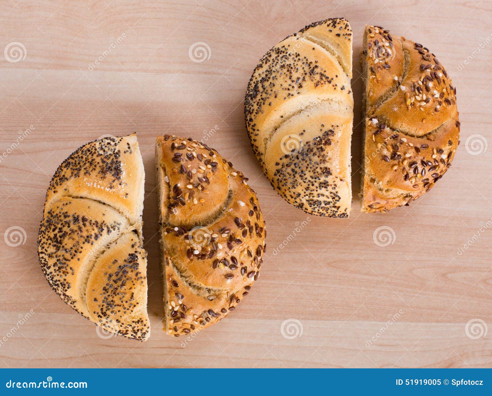 Rolls stock image. Image of round, agriculture, dough - 51919005