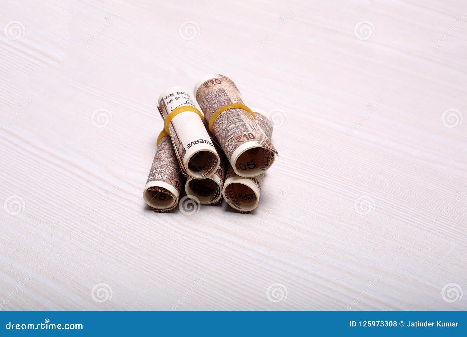 Rolls Indian Currency Notes Royalty-Free Stock Photo | CartoonDealer ...
