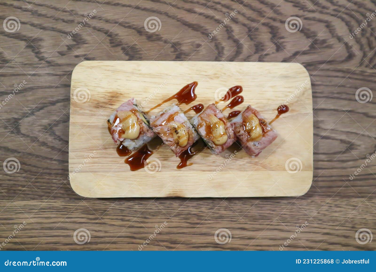 Rolls or Japanese Roll, Maki Stock Photo - Image of japanese, wasabi ...