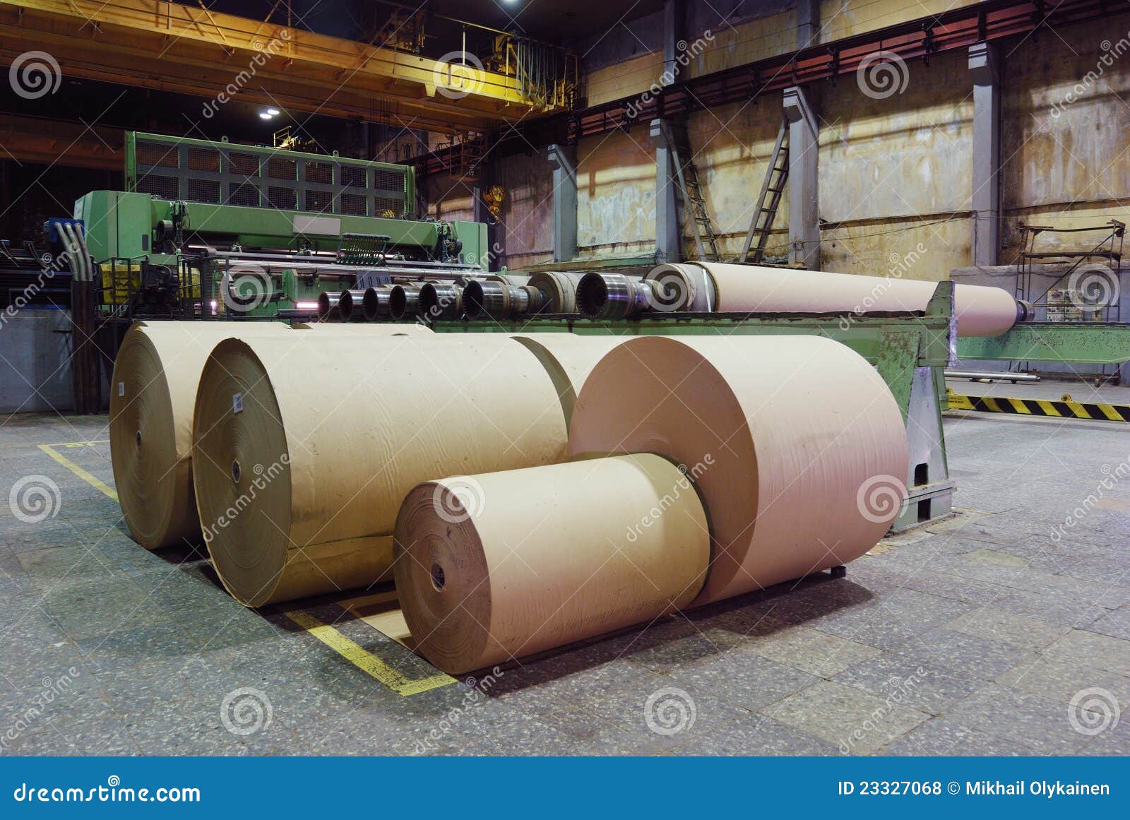 Rolls of kraft paper stock photo. Image of business, reel - 23327068