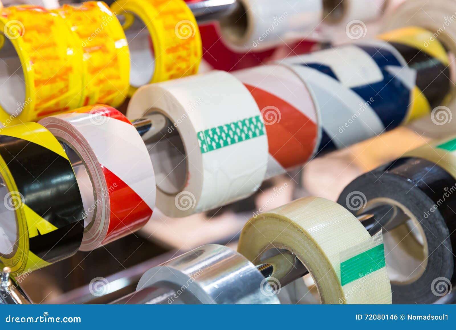 Rolls of Packing Scotch Tapes Stock Photo - Image of abundance, reel ...