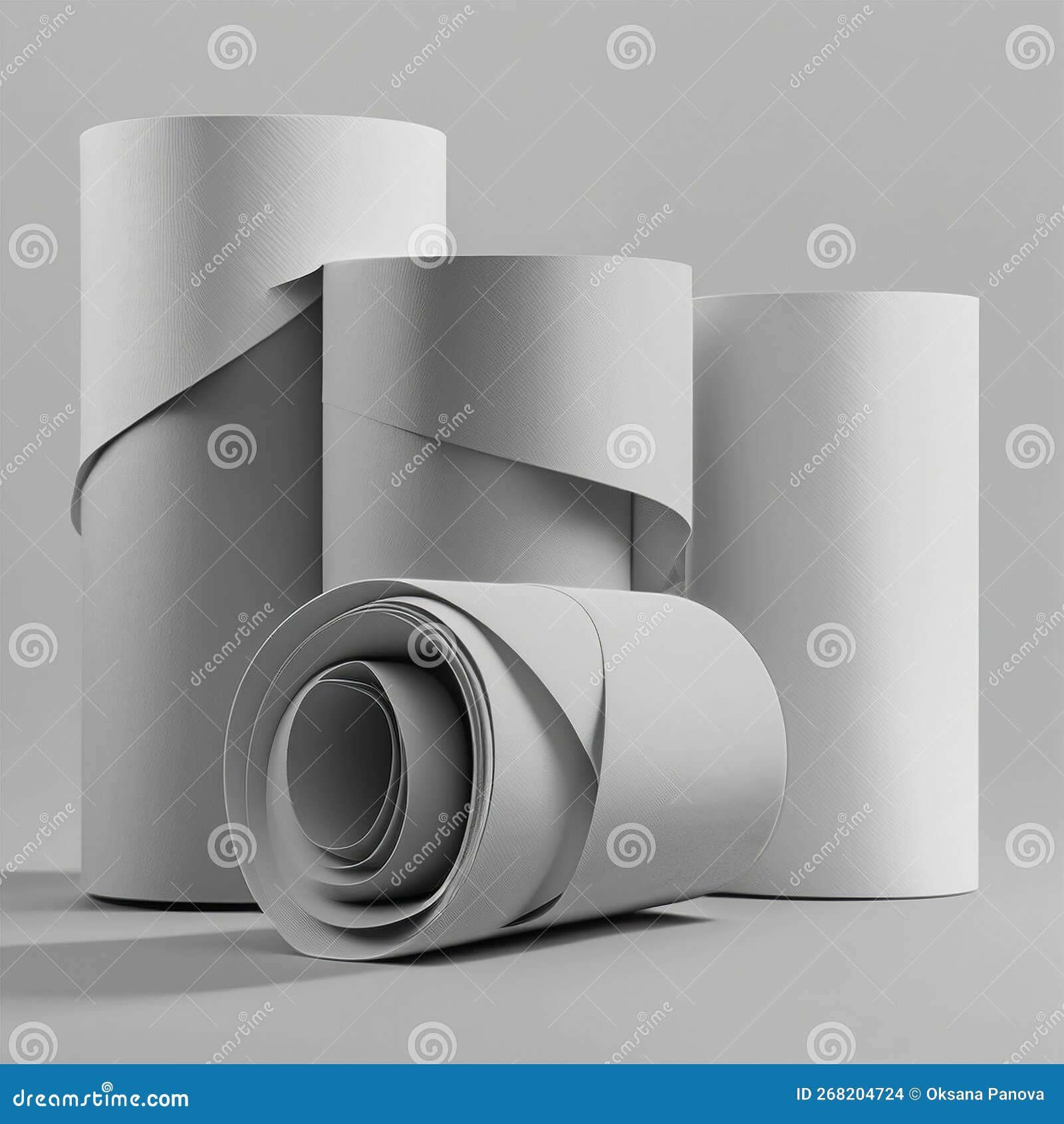 Rolls of Paper. Background from Folded Sheets of Cardboard. Cardboard ...